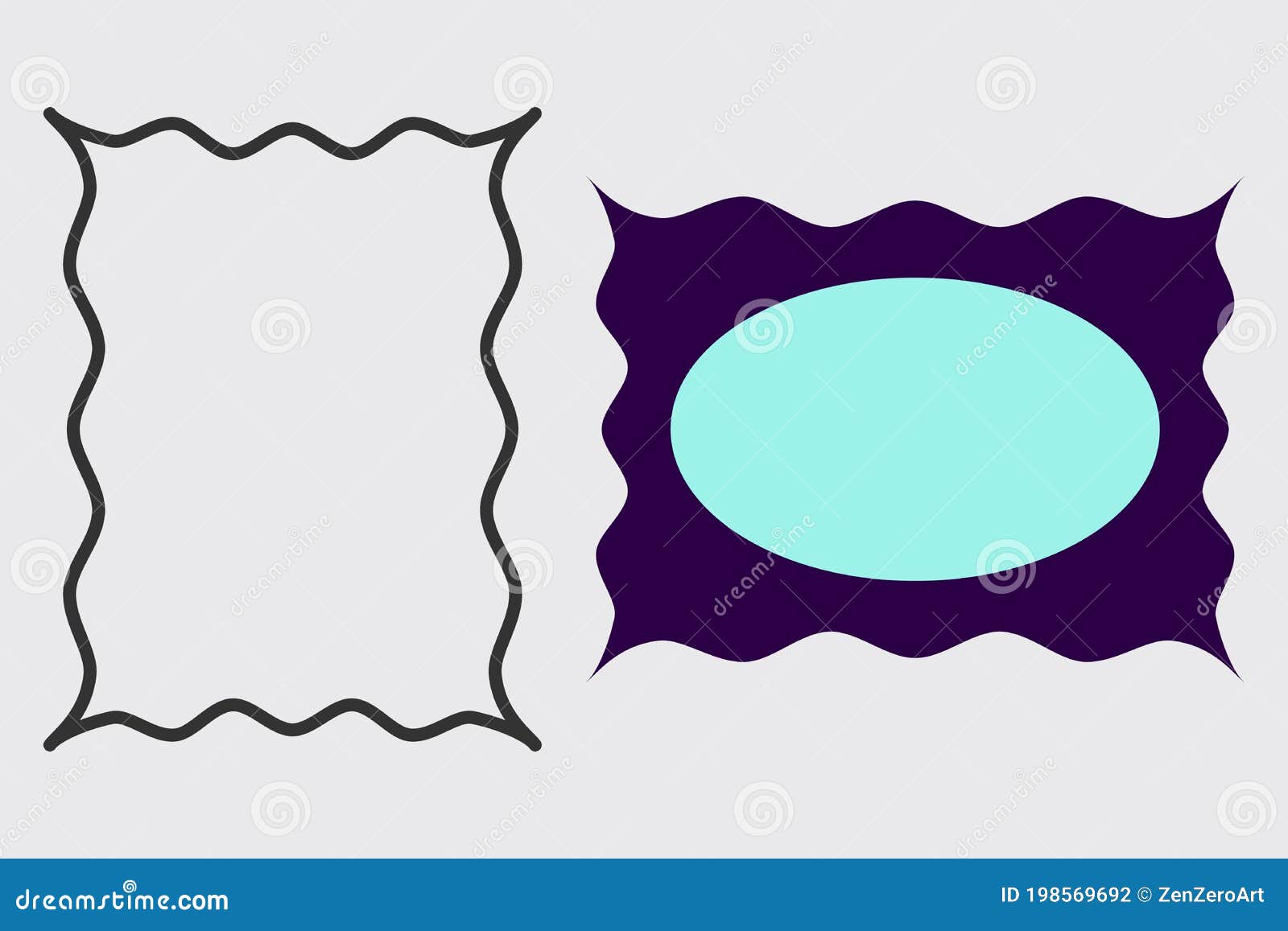 Rectangle Form Objects. Handwriting Practice. Geometric Shapes For Kids ...