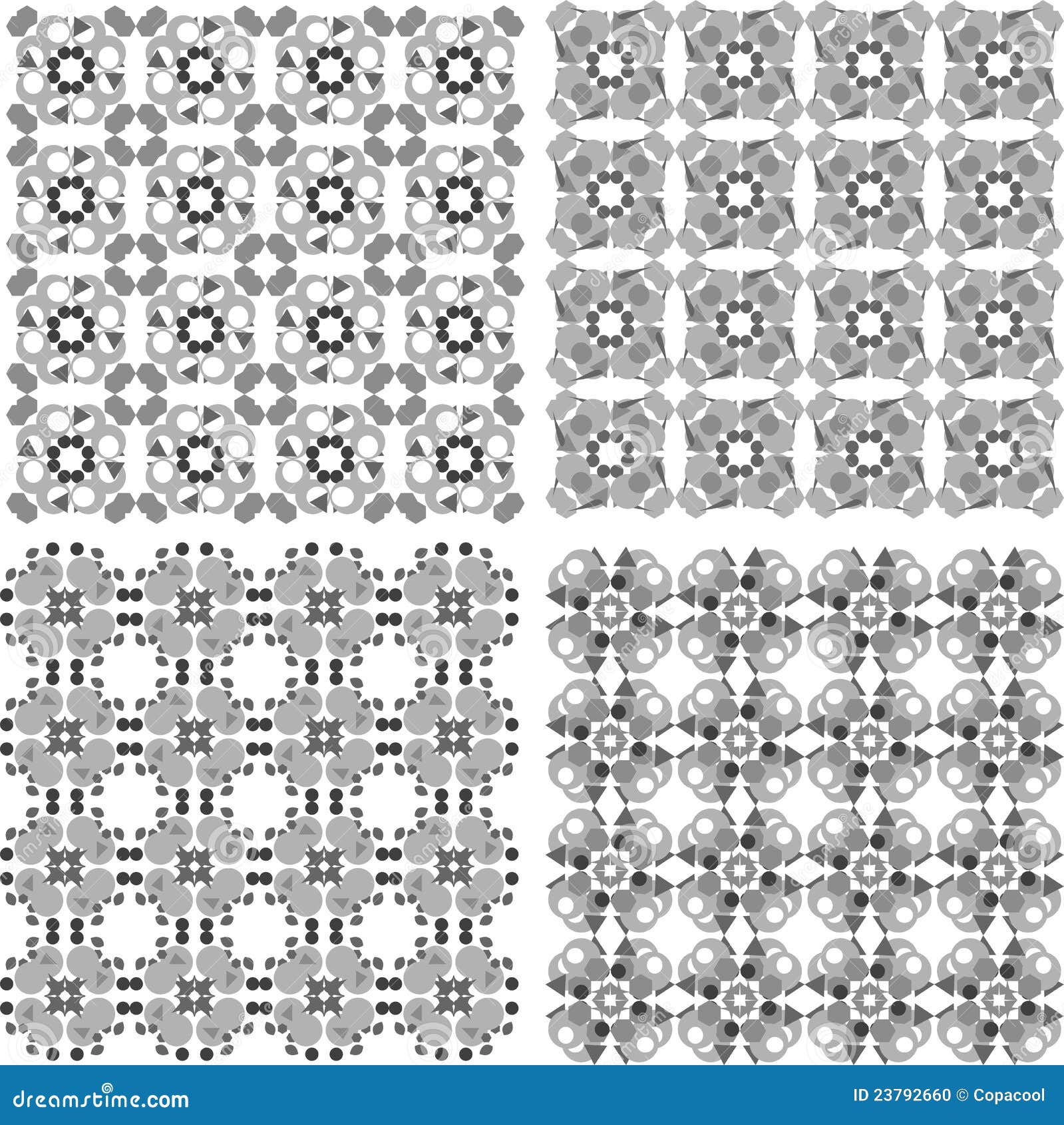 Decorative Design Elements. Patterns Set. Abstract Stock Vector ...