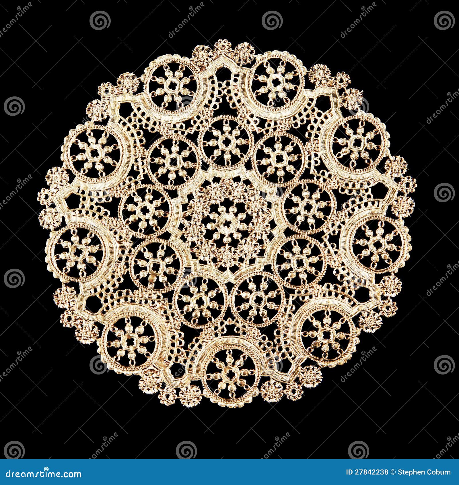 Decorative Doily stock photo. Image of hobby, handmade - 27842238
