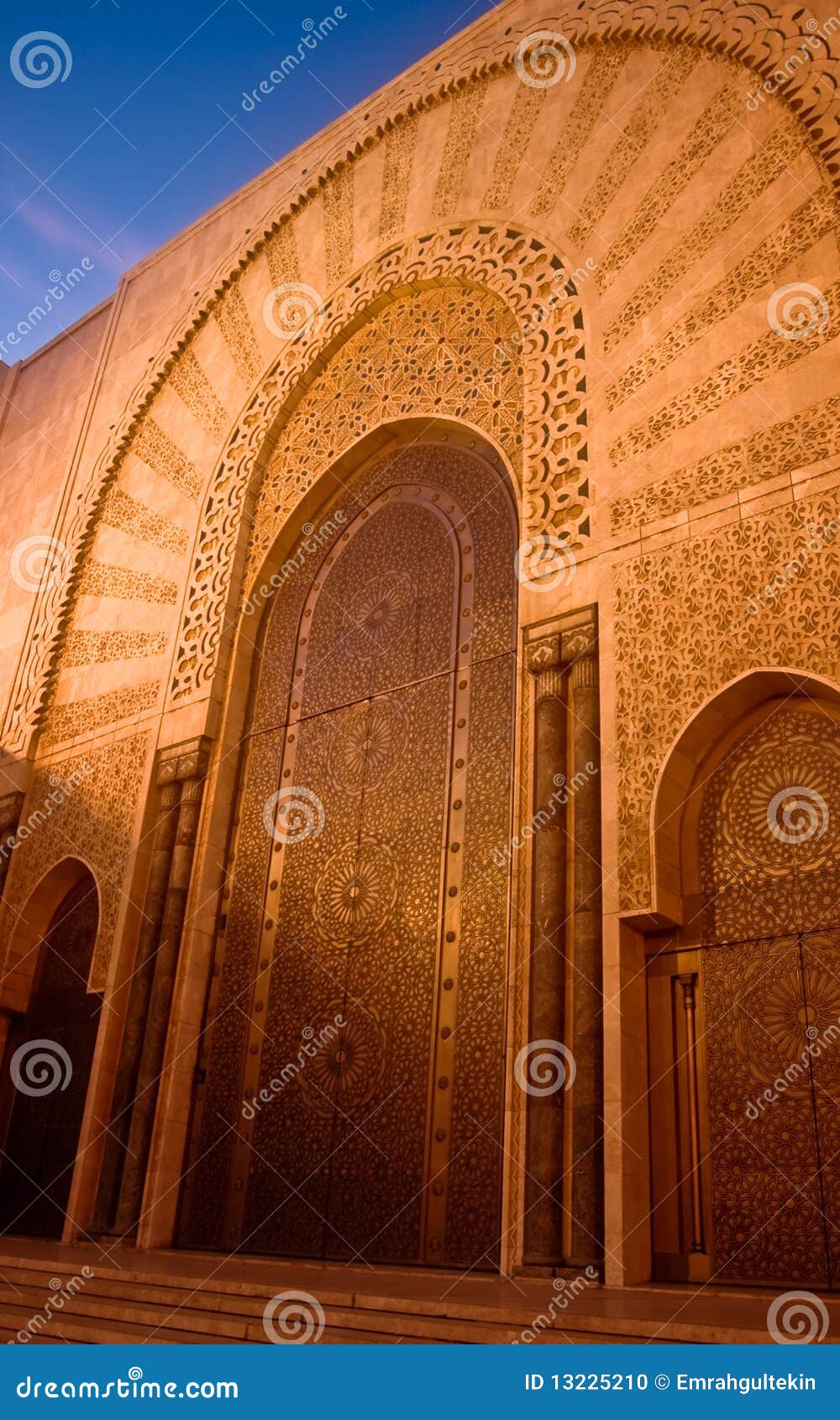 Decorative door in mosque stock photo. Image of islam - 13225210