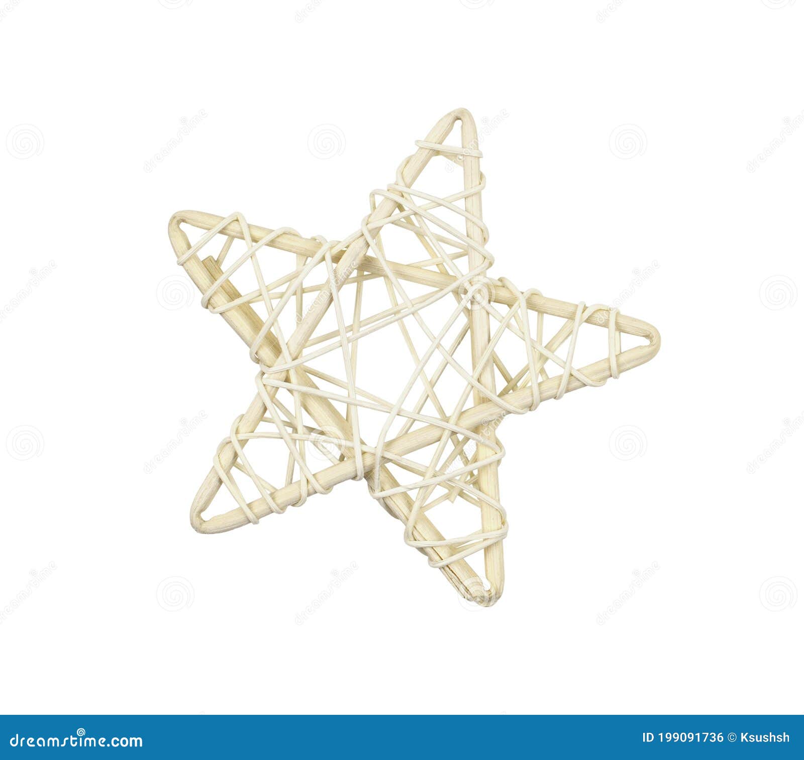 Decorative dry rattan star stock photo. Image of mesh - 199091736