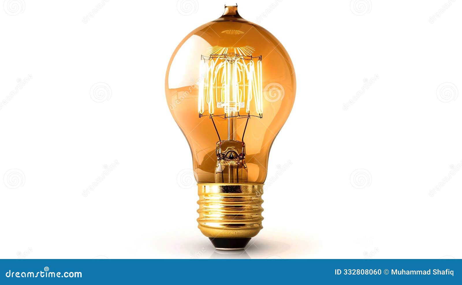 Decorative Edison Light Bulb With Chandelier Cartoon Vector ...