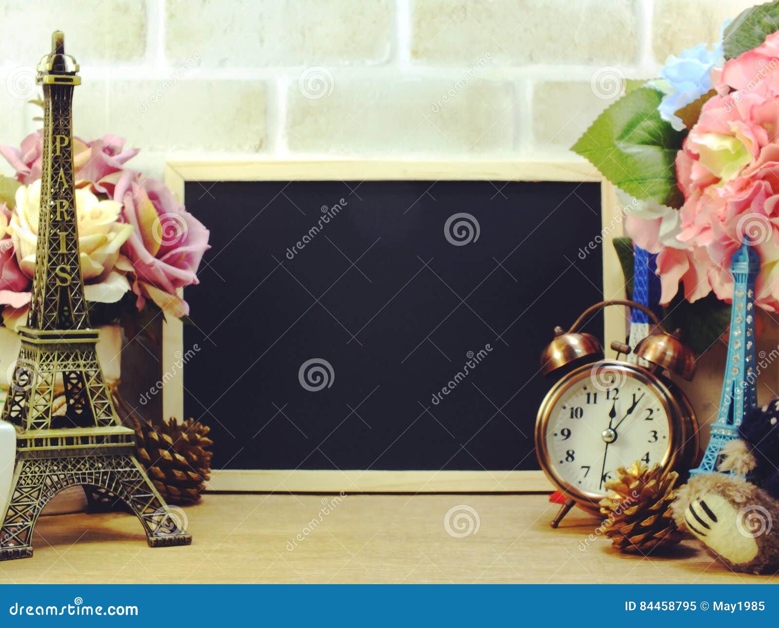 Decorative Eiffel Tower and Different Home Decor Related Objects Stock ...