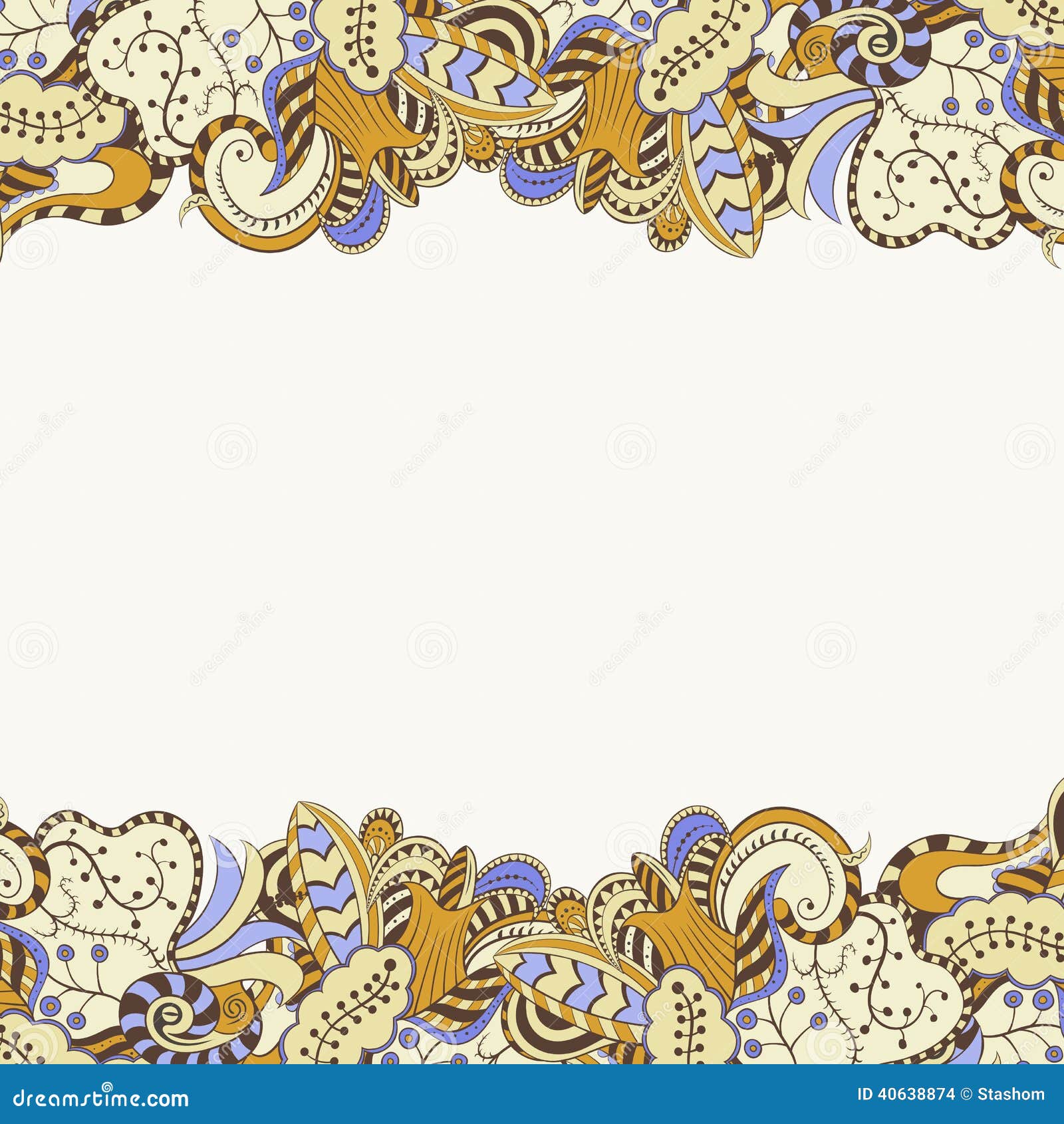 Decorative Element Border. Vector Illustration Stock Vector ...