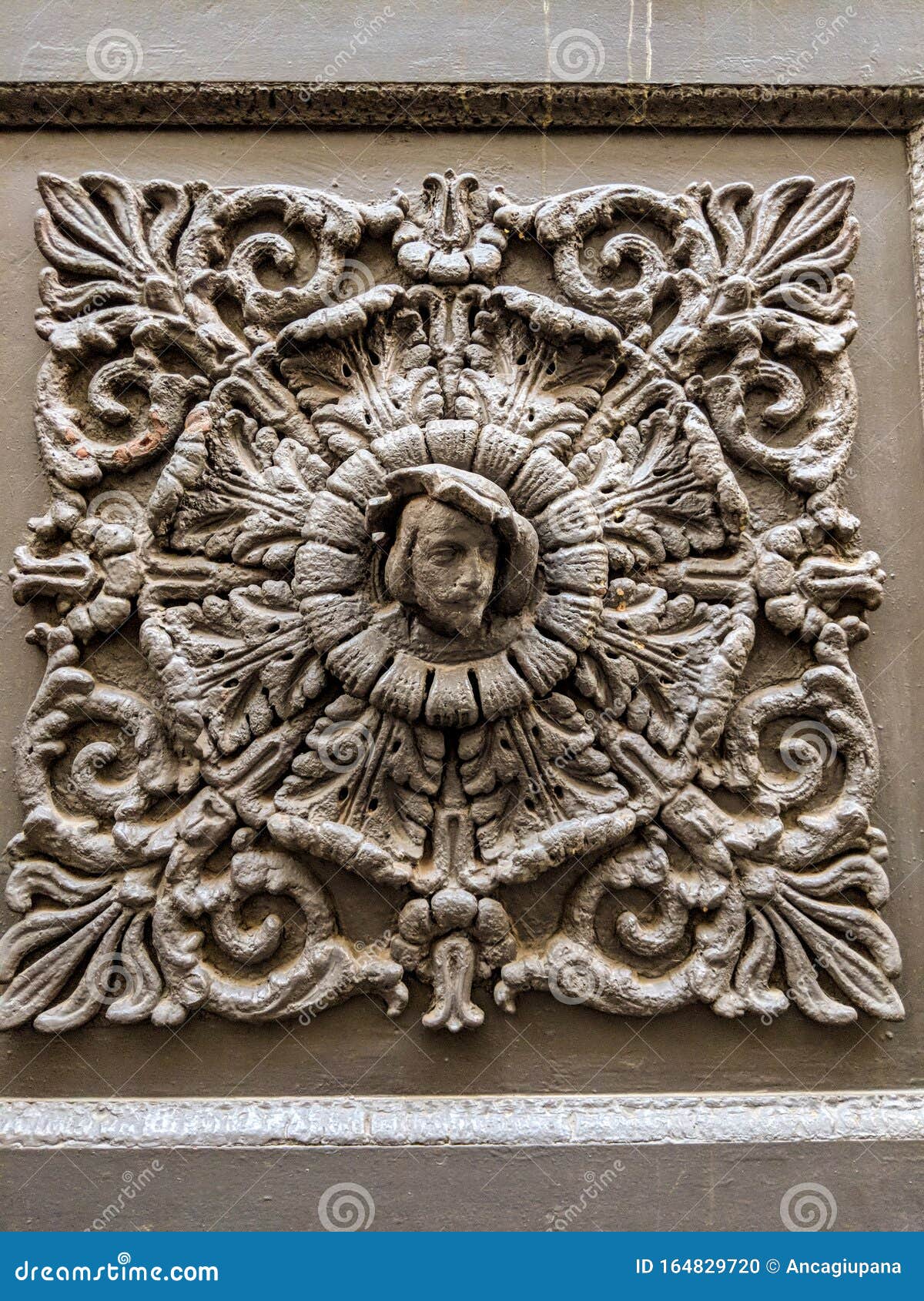 Decorative Element on an Italian Gate Stock Photo - Image of ...