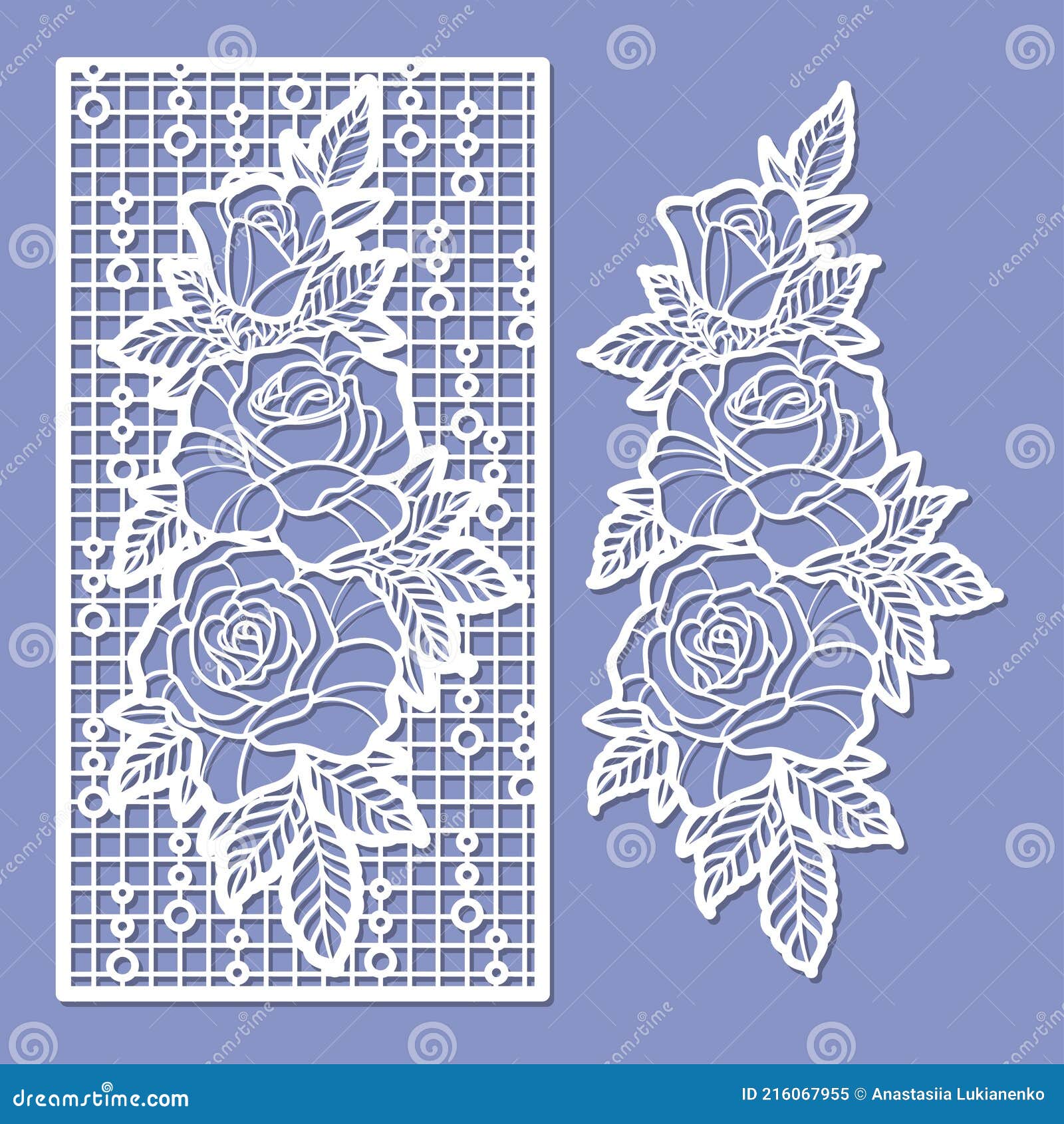 Rose Laser Cut, Minimalist Floral Laser Cut Pink Paper, Flower Template ...