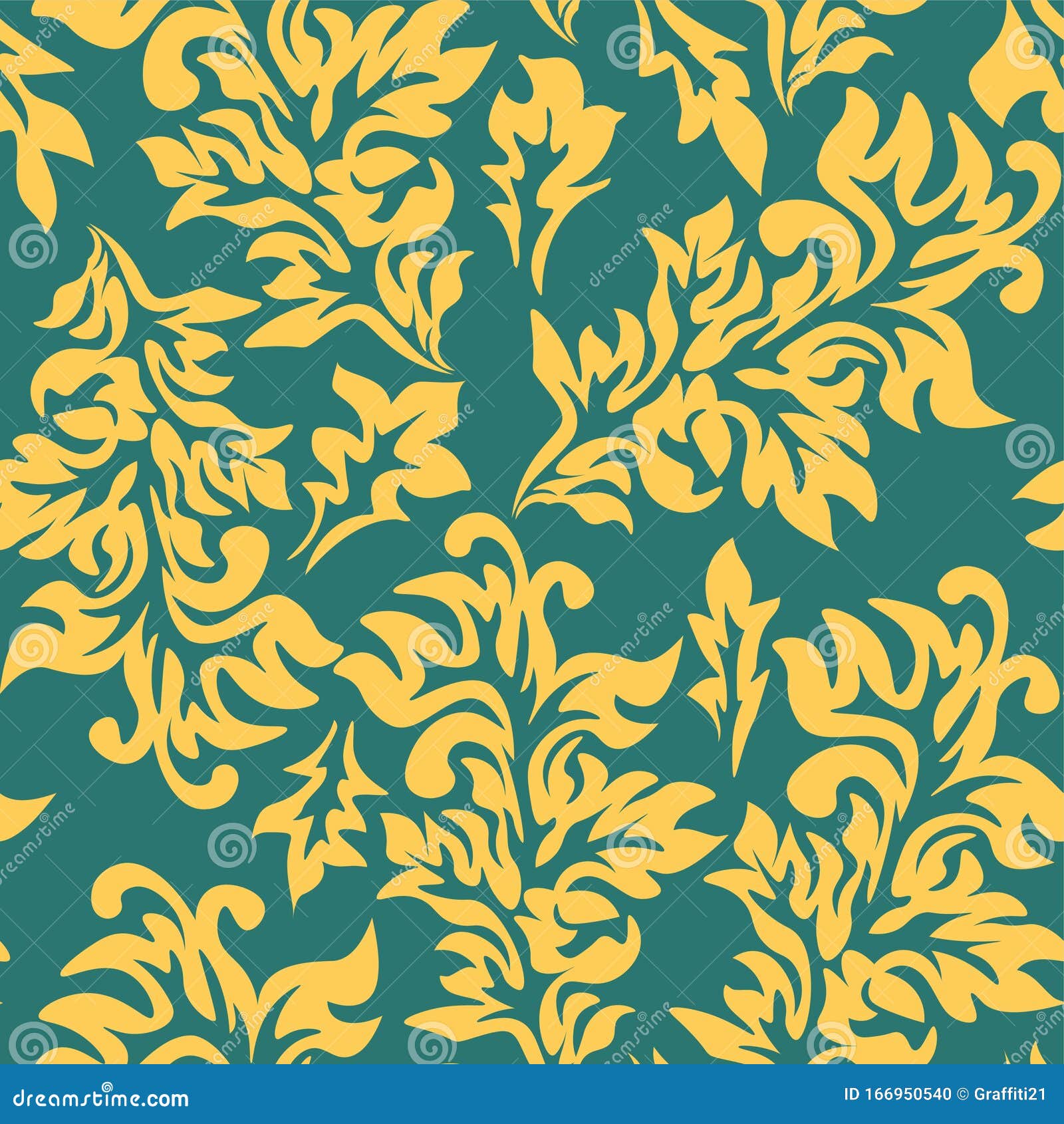 Decorative Element Traditional Damask Pattern. Vector Eps 10 Stock ...