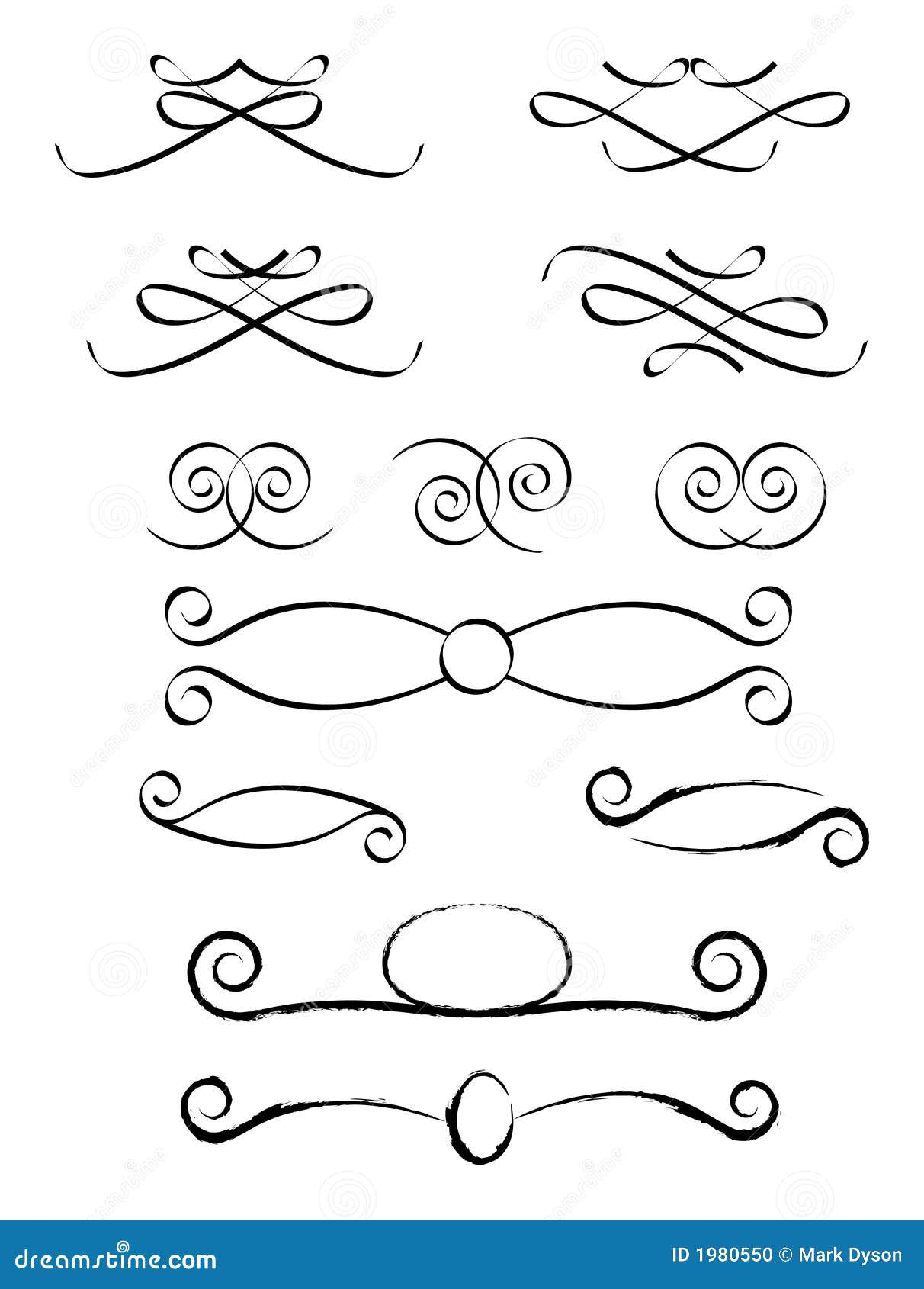 Decorative Elements 3 stock vector. Illustration of elements - 1980550