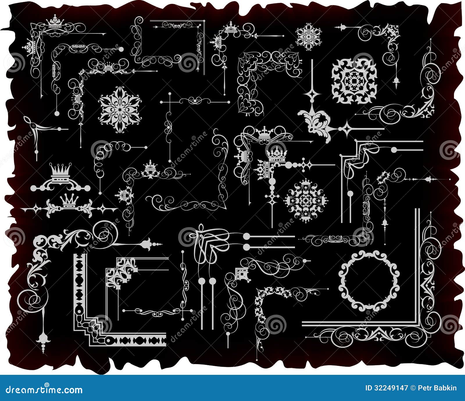 Decorative Elements. Angle Design Stock Vector - Illustration of ...