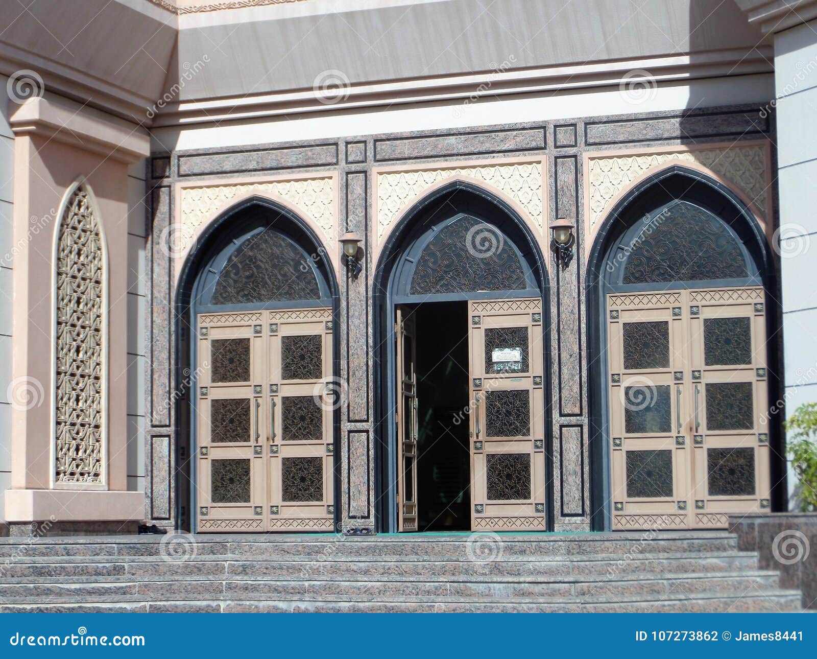 Decorative Elements of Arab Architecture. Doors. Dubai. Stock Photo - Image of doors ...
