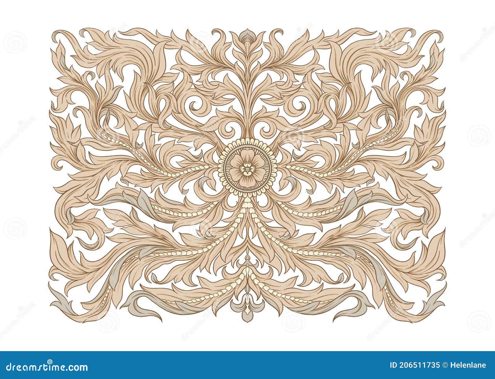 Decorative Elements in Baroque, Rococo, Victorian, Renaissance Style ...