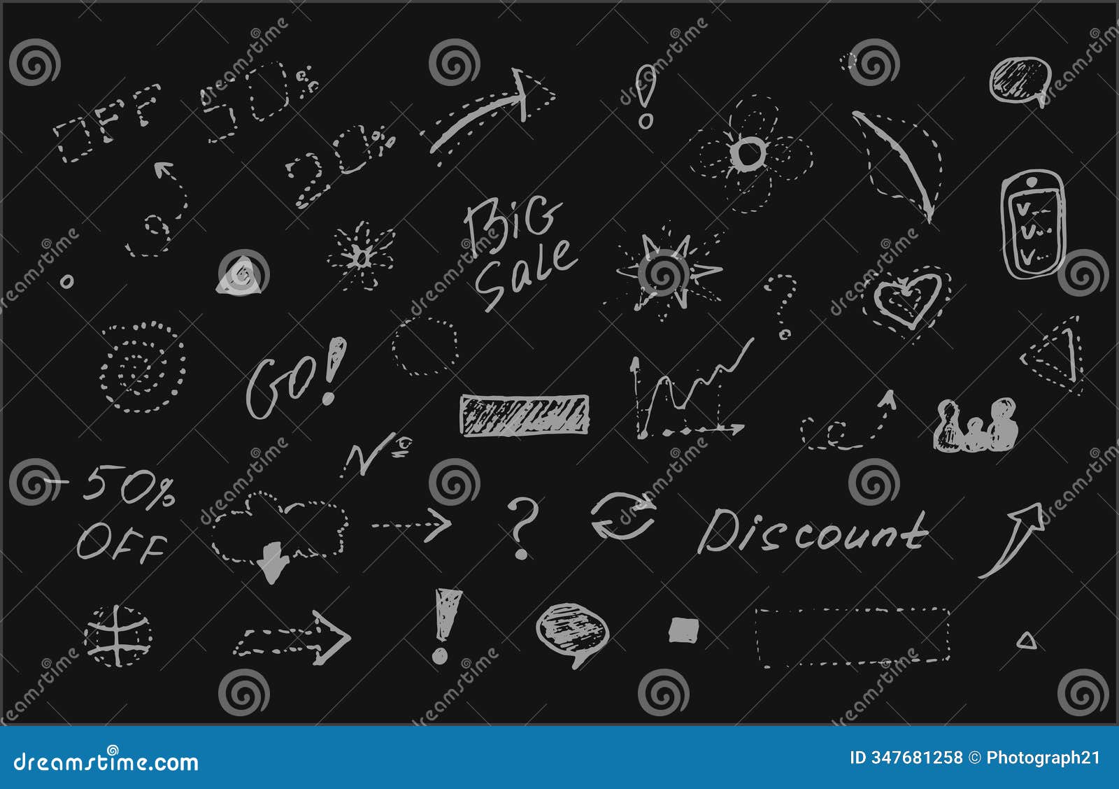 Decorative Elements of Infographics, Doodles, Hand-drawn Pencil Sketch ...