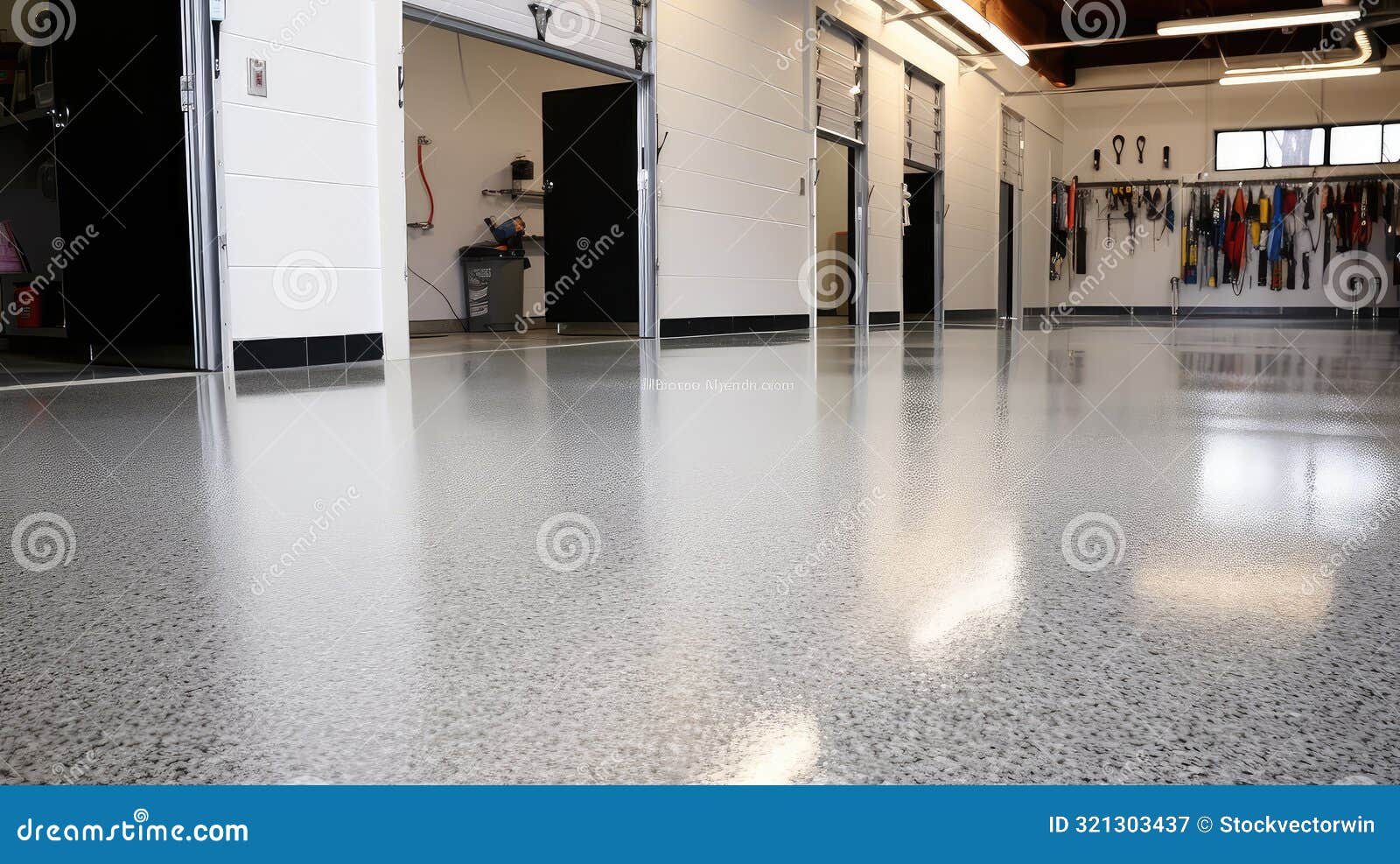 Decorative epoxy garage stock illustration. Illustration of epoxy ...