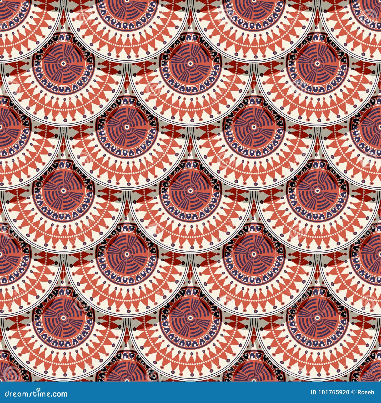 Ethno pattern stock vector. Illustration of graphic - 101765920