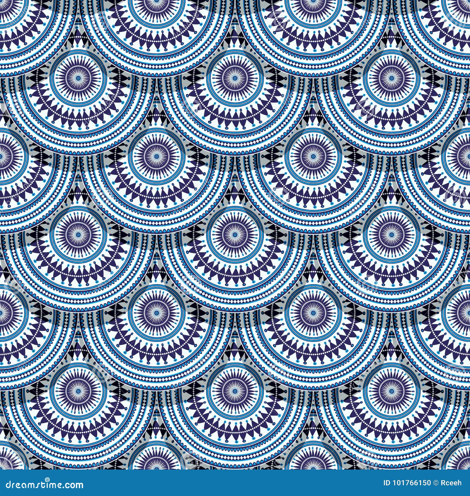 Ethno pattern stock vector. Illustration of geometric - 101766150