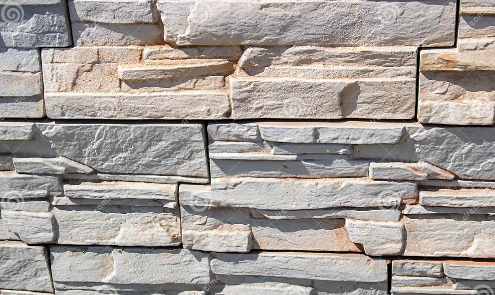 Decorative Facing Stone, Stone with a Shade of Pink Stock Photo - Image ...