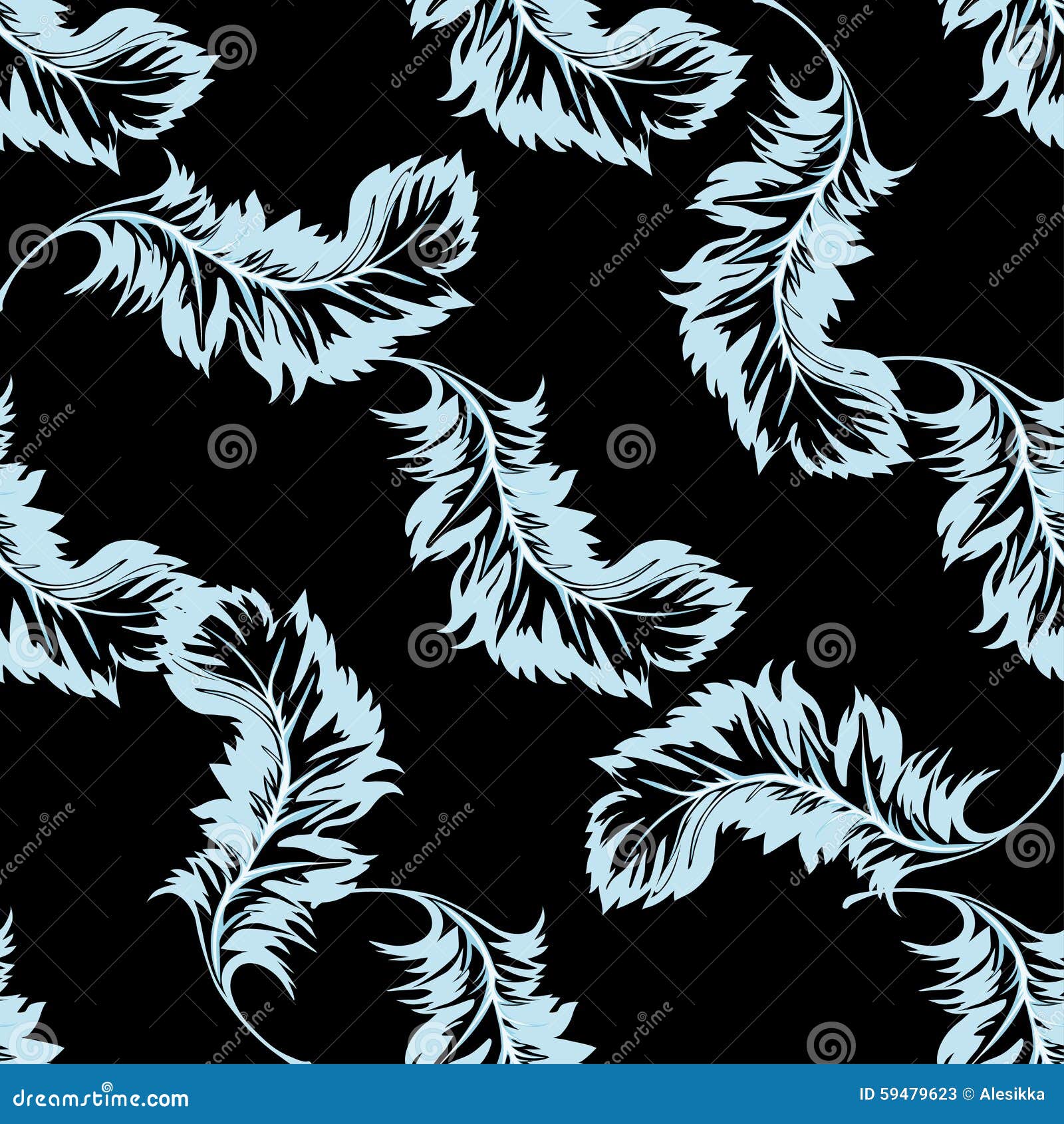 Decorative Feather stock vector. Illustration of decorative - 59479623