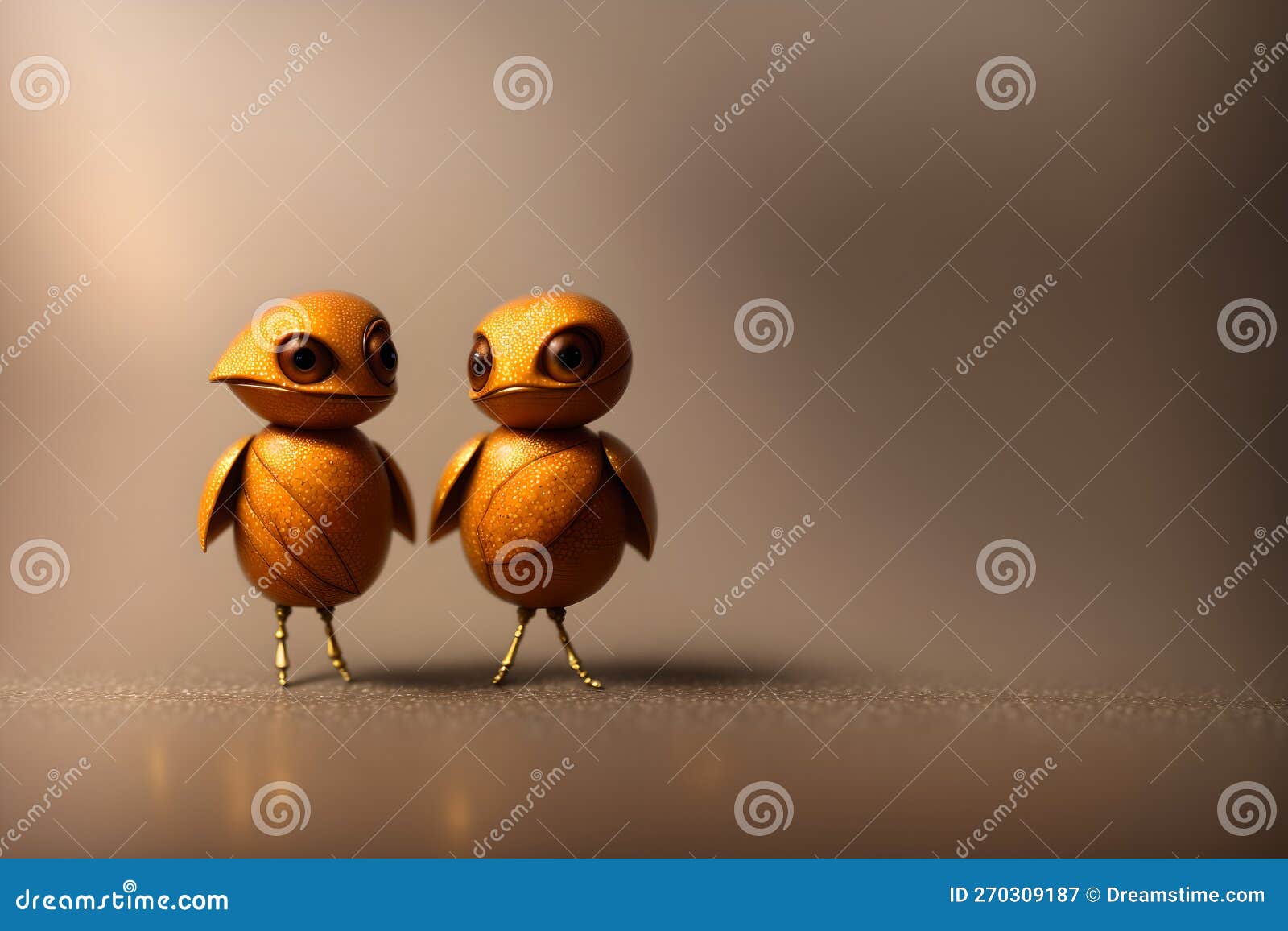 Decorative Figures of Strange Creatures, Cute and Weird at the Same ...