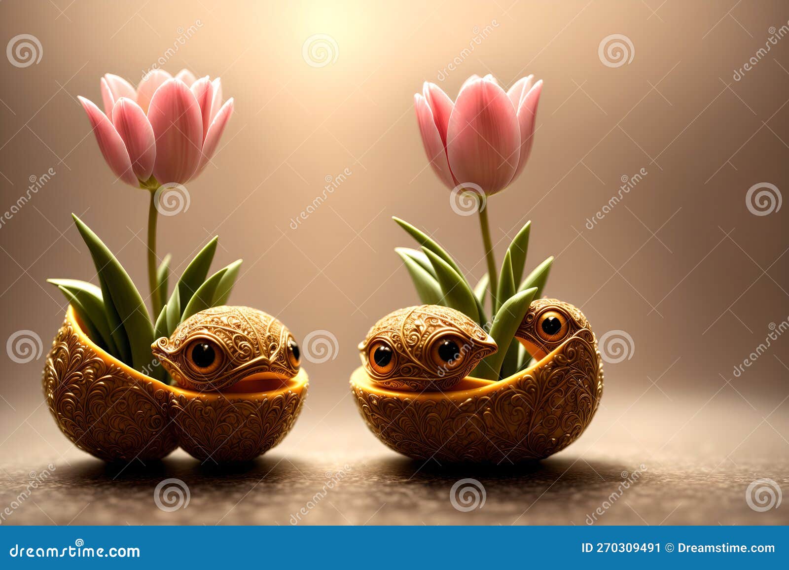 Decorative Figures of Strange Creatures, Cute and Weird at the Same ...