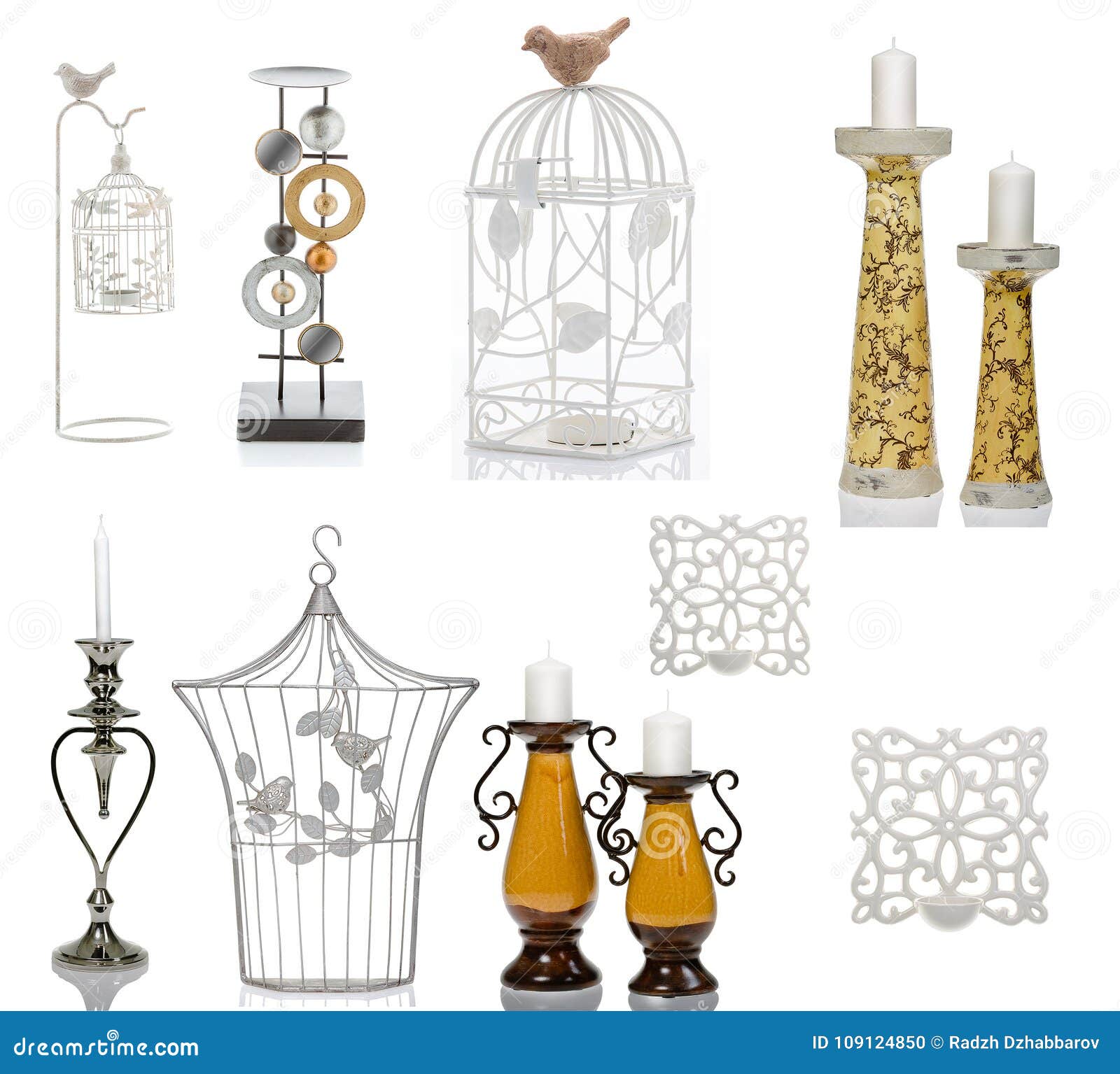 Decorative Figurines, Statuette, Accessories for Interior Stock Photo ...