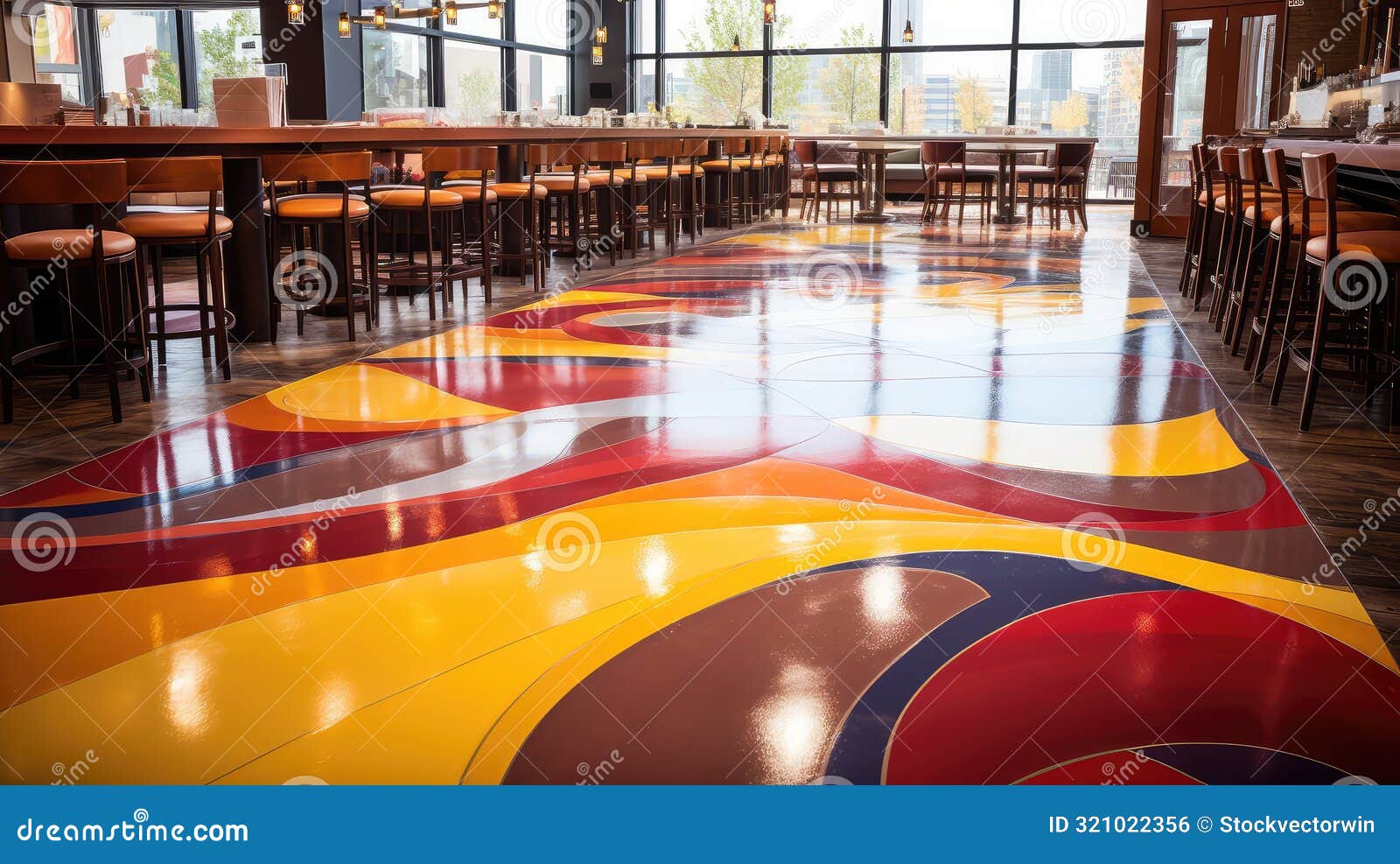 Decorative floor epoxy stock illustration. Illustration of surface ...
