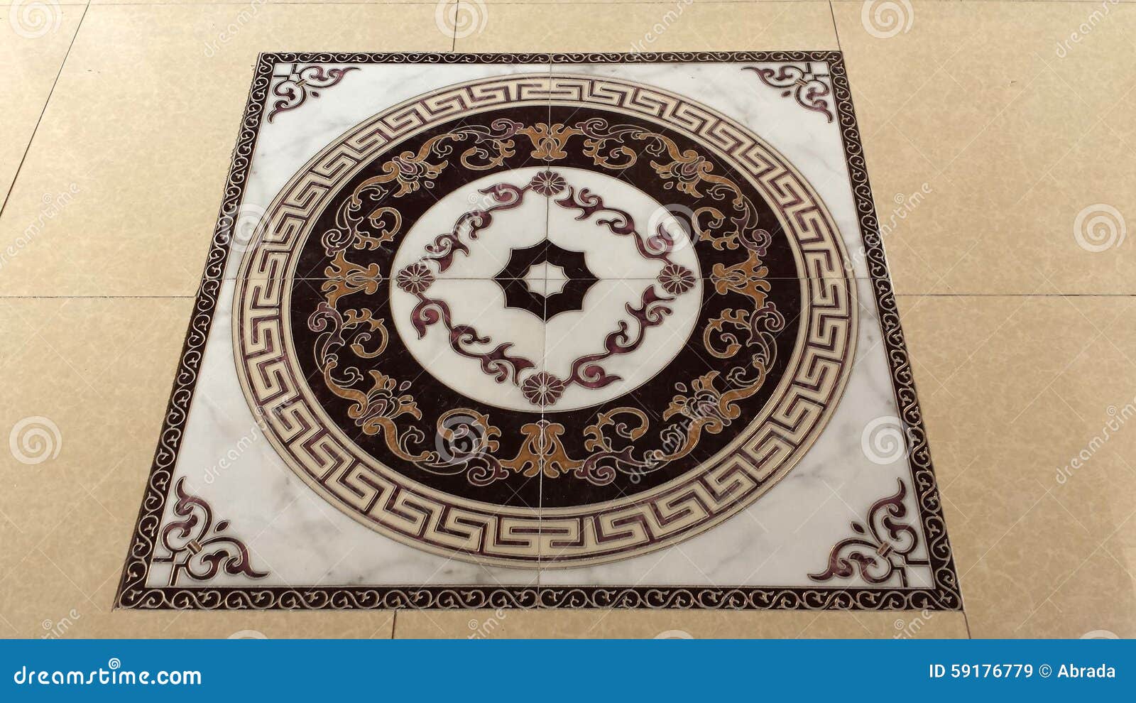 Decorative floor tiles stock image. Image of repair, fugue - 59176779