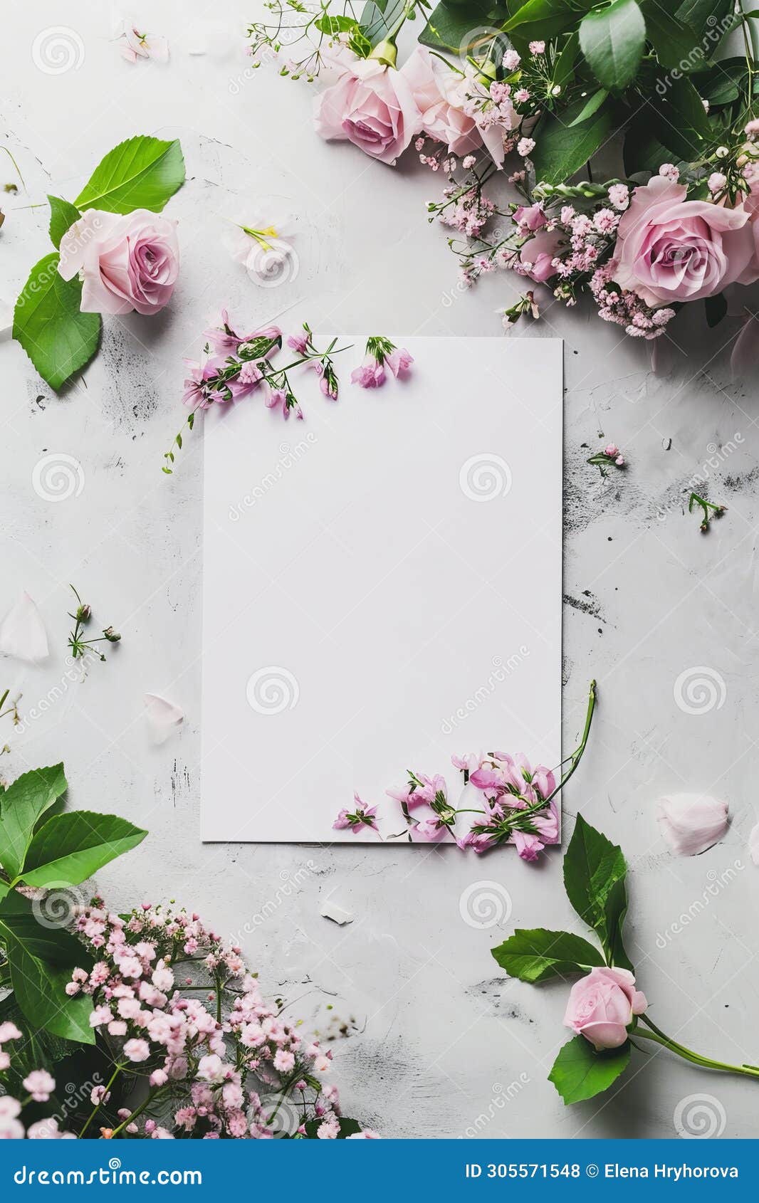 Decorative Floral Border with Text Area, Fitting for Personalized ...