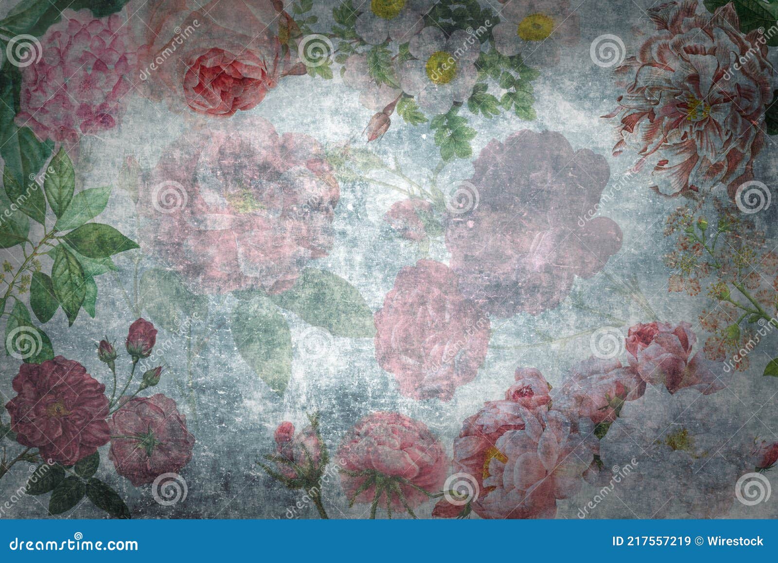 Decorative Floral Parchment Paper for a Background Stock Image - Image ...