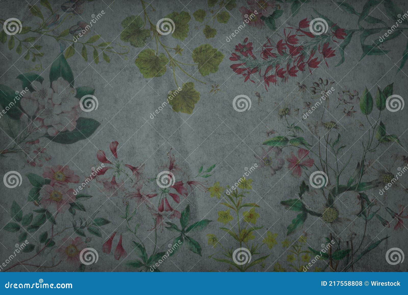 Decorative Floral Parchment Paper for a Background Stock Photo - Image ...