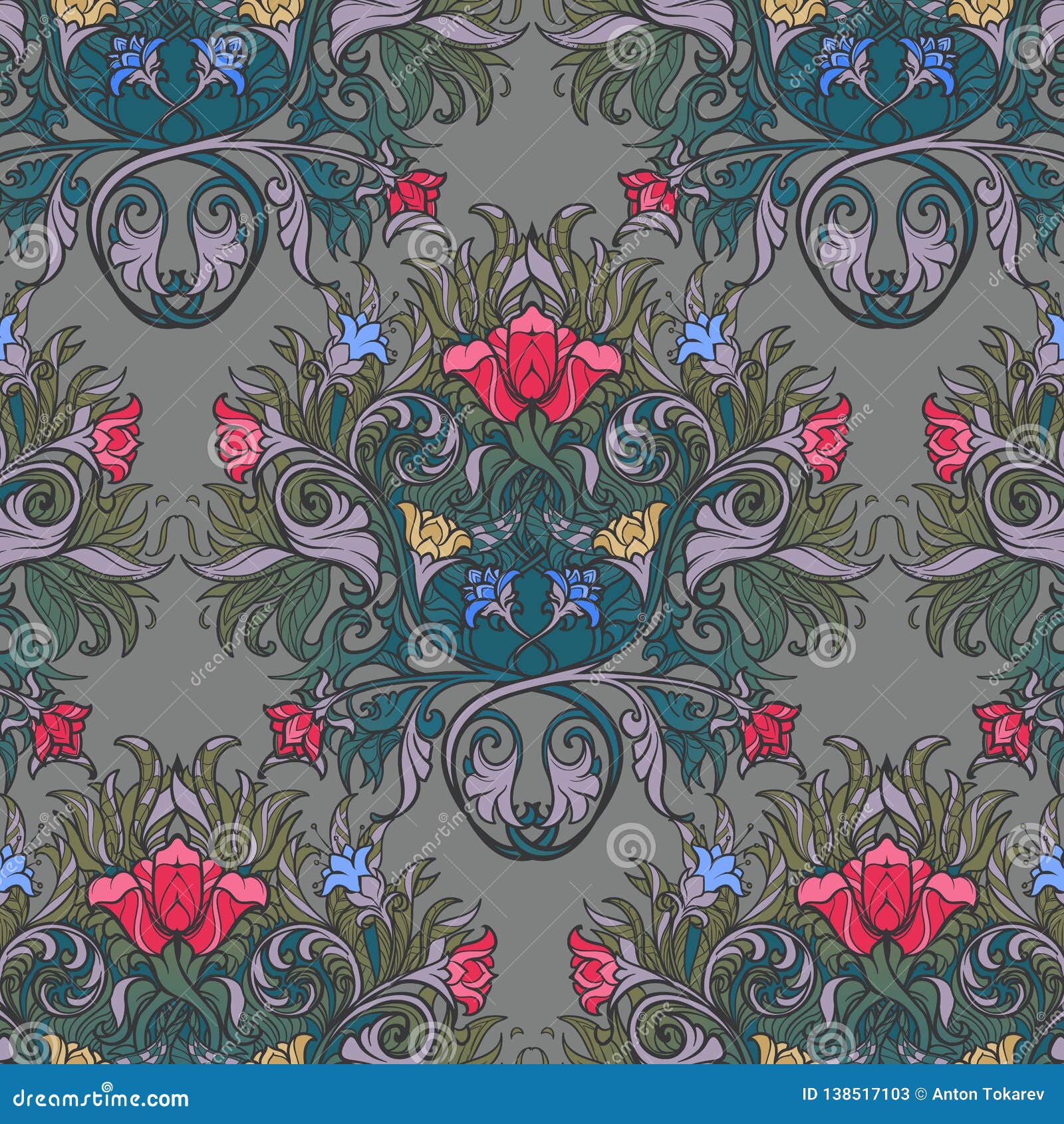 Gothic Flower Patterns