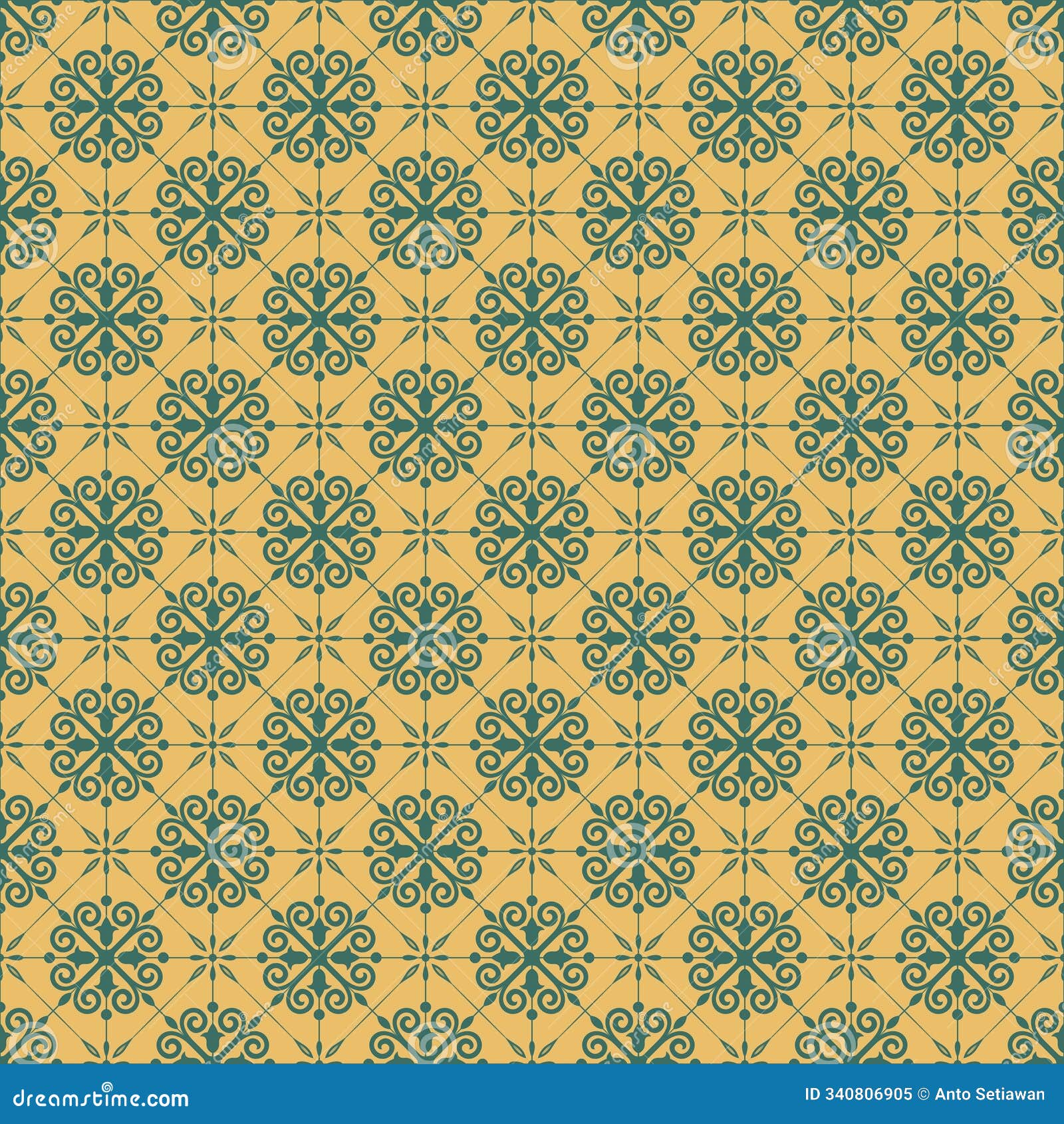 Decorative Flower Vintage Patterns for Floor Tiles. Talavera Pattern ...