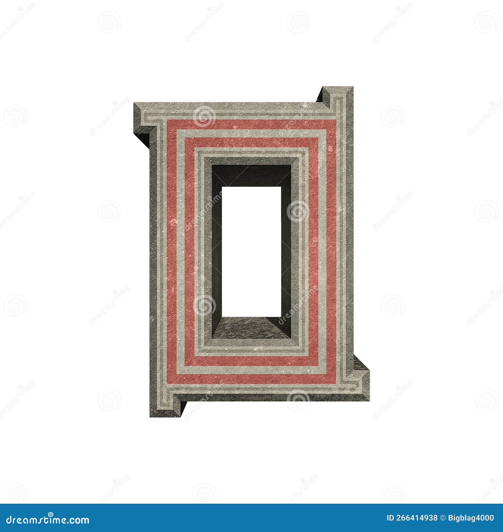 Decorative Font.Custom Letter on White Background. Stock Illustration ...