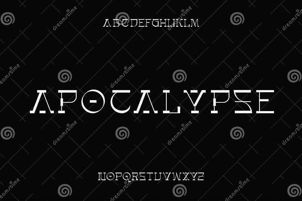 Decorative Font Vector Design Stock Vector - Illustration of ...