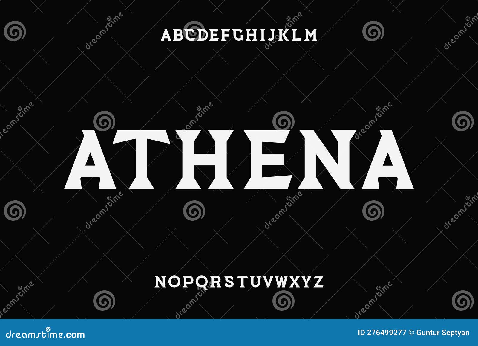 Decorative Font Vector Design Stock Vector - Illustration of alphabet ...