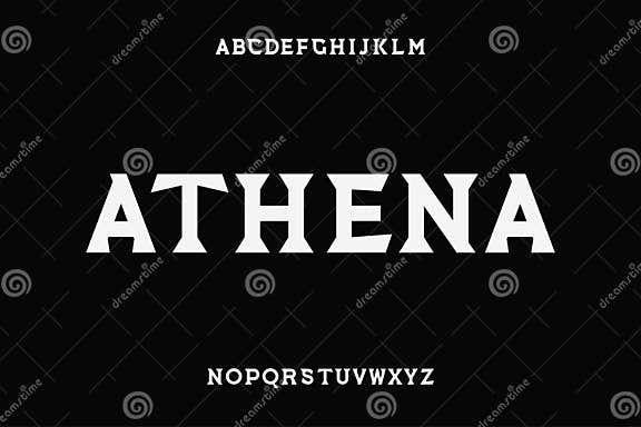 Decorative Font Vector Design Stock Vector - Illustration of alphabet ...