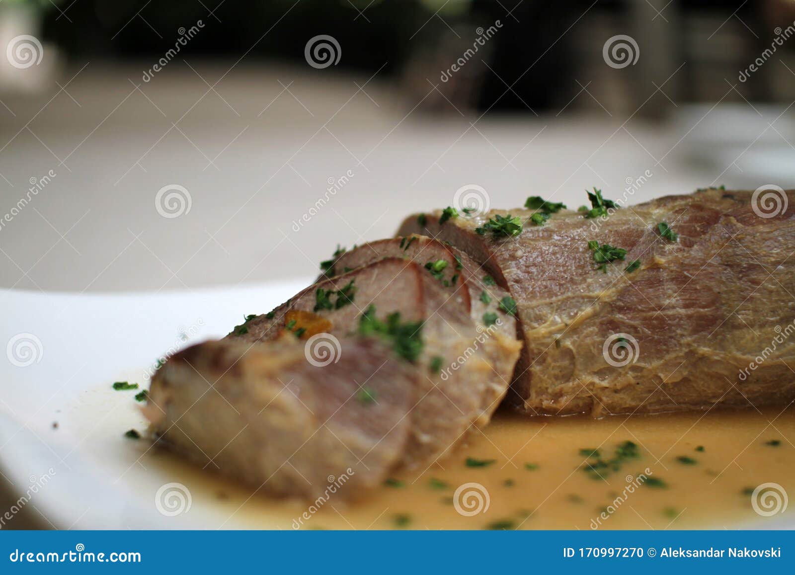 Decorative food restaurant stock photo. Image of dinner - 170997270
