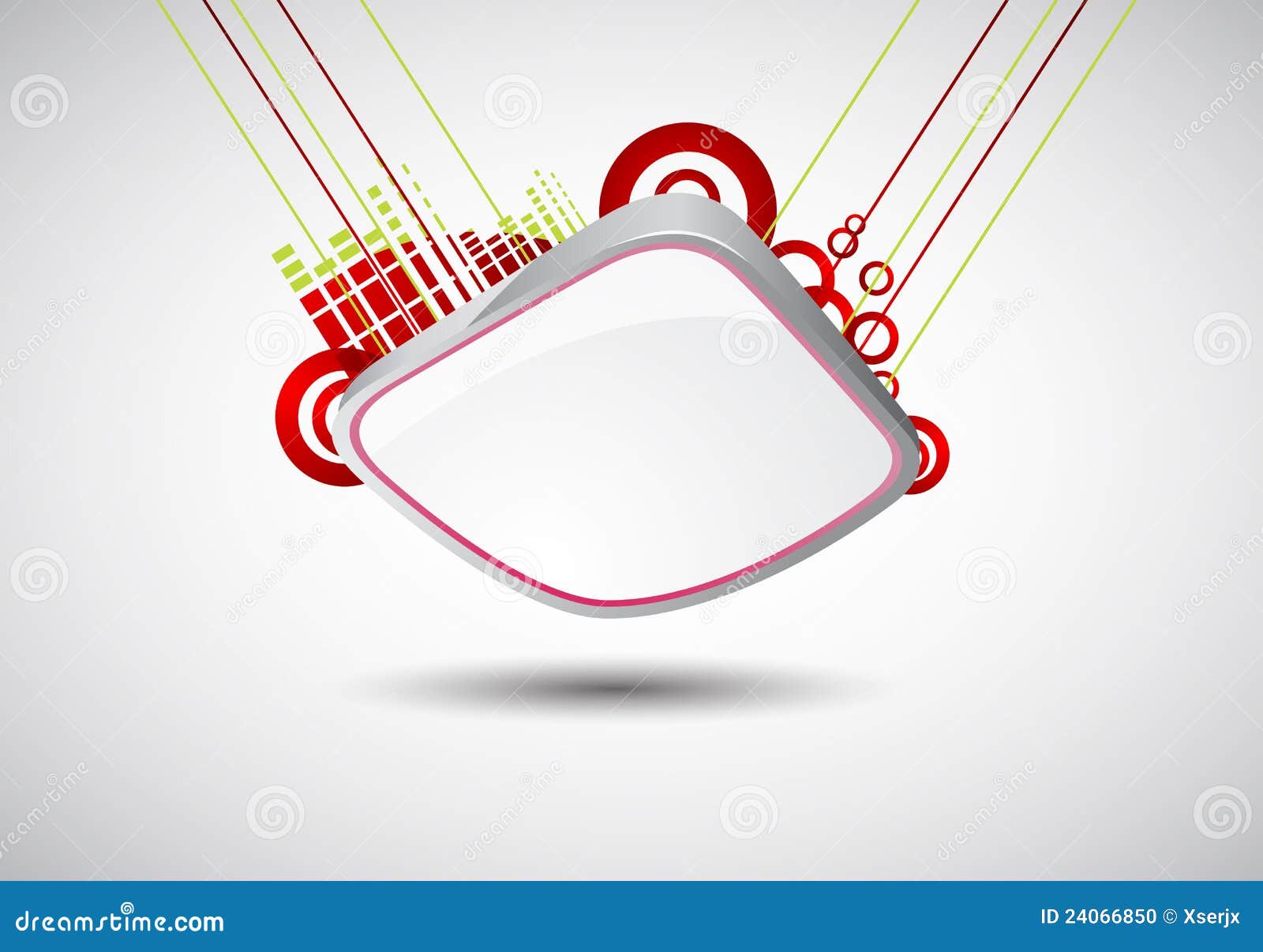 Decorative form-frame stock vector. Illustration of support - 24066850