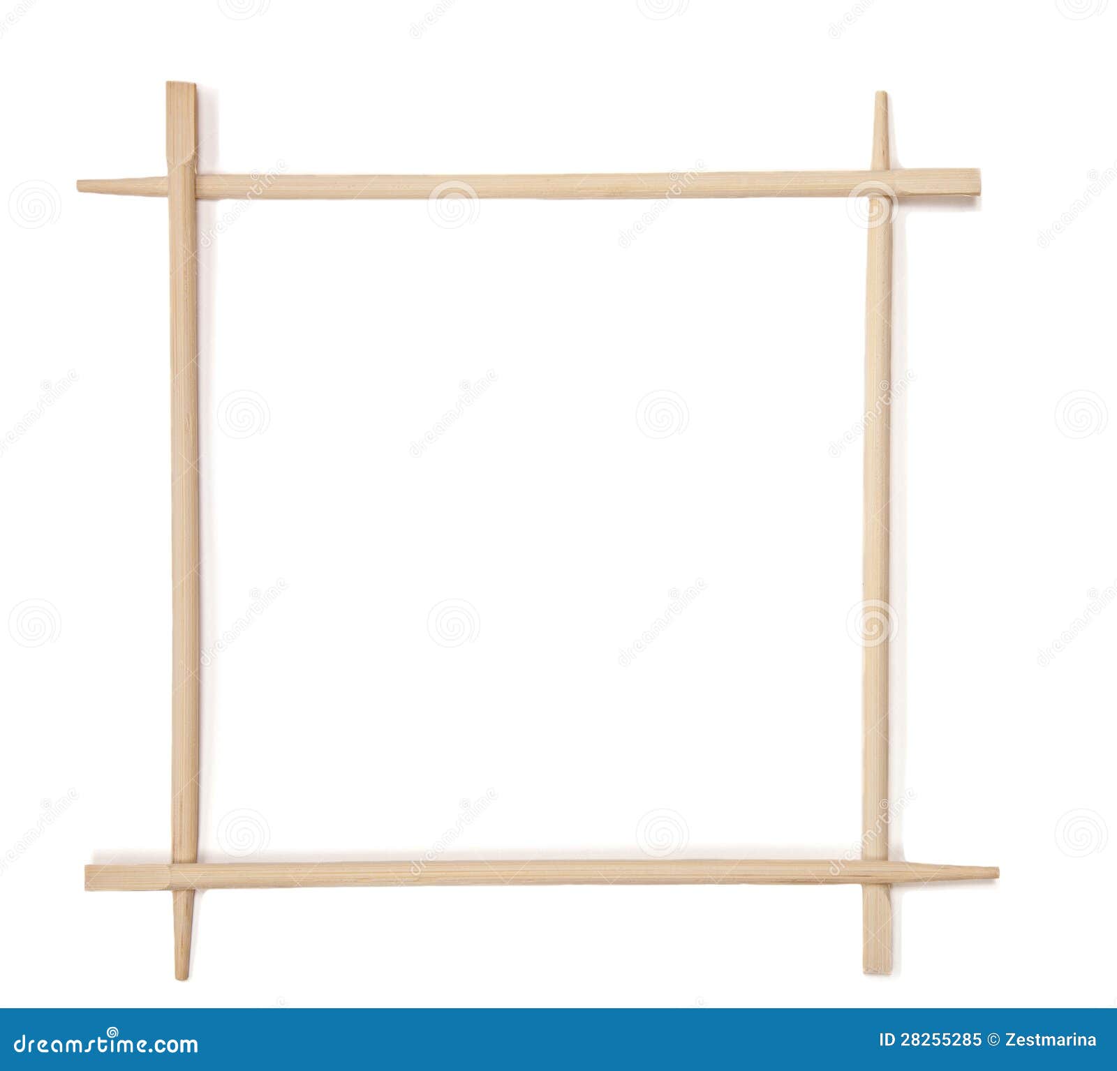 Decorative Frame of Bamboo Chopsticks Stock Image - Image of ...