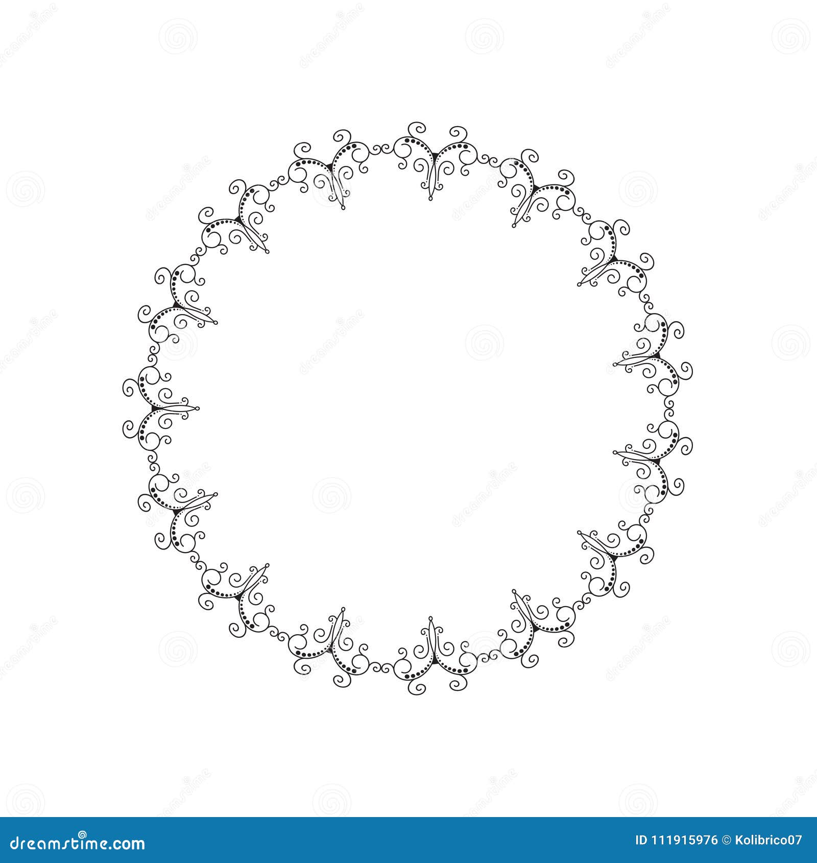 Decorative Frame for Cards Design. Stock Vector - Illustration of ...