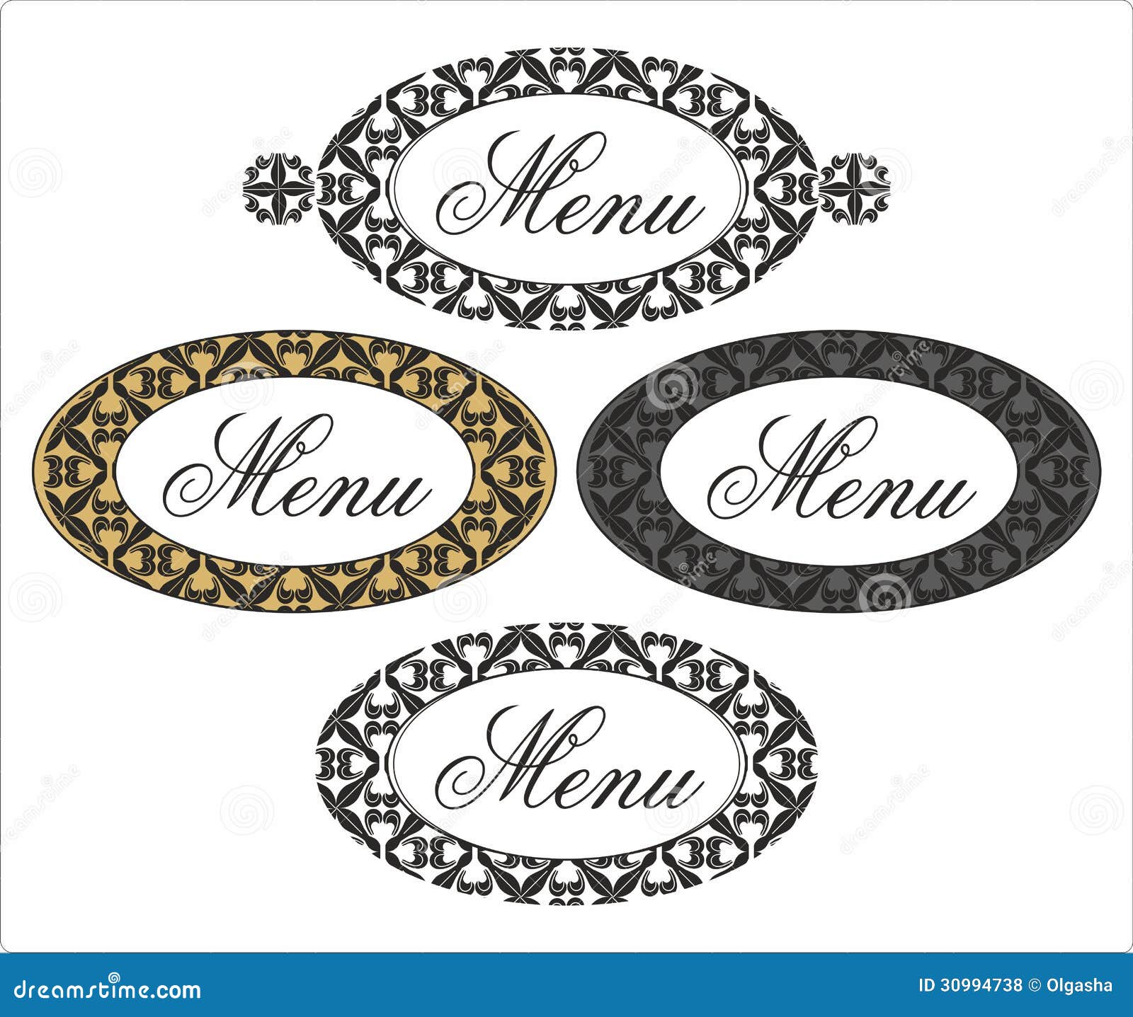 Decorative frame stock vector. Illustration of beautiful - 30994738