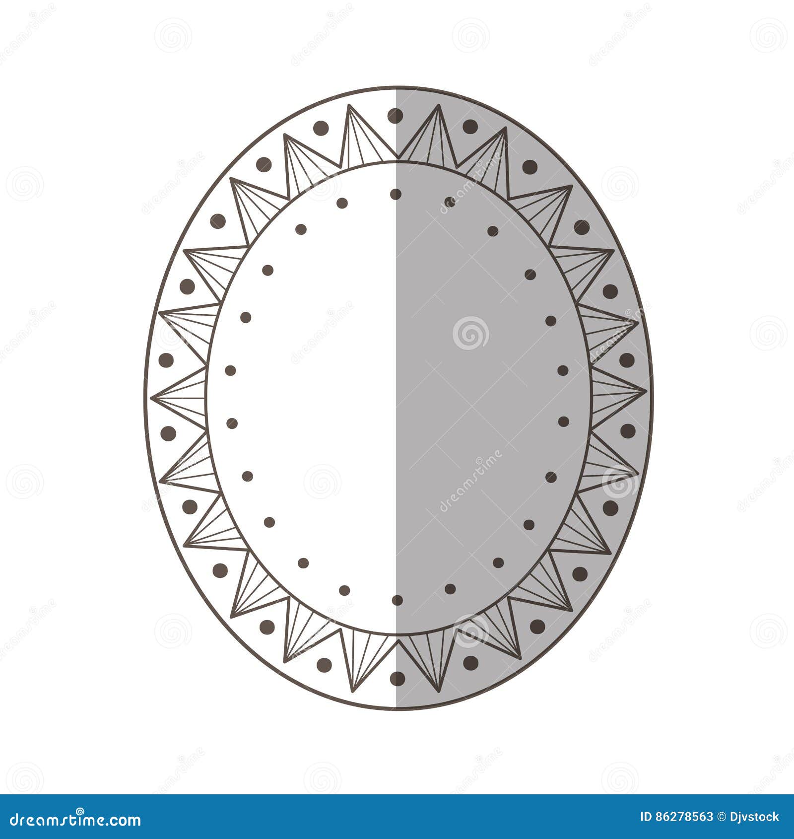 Decorative Frame Ornamental Shadow Stock Illustration - Illustration of ...