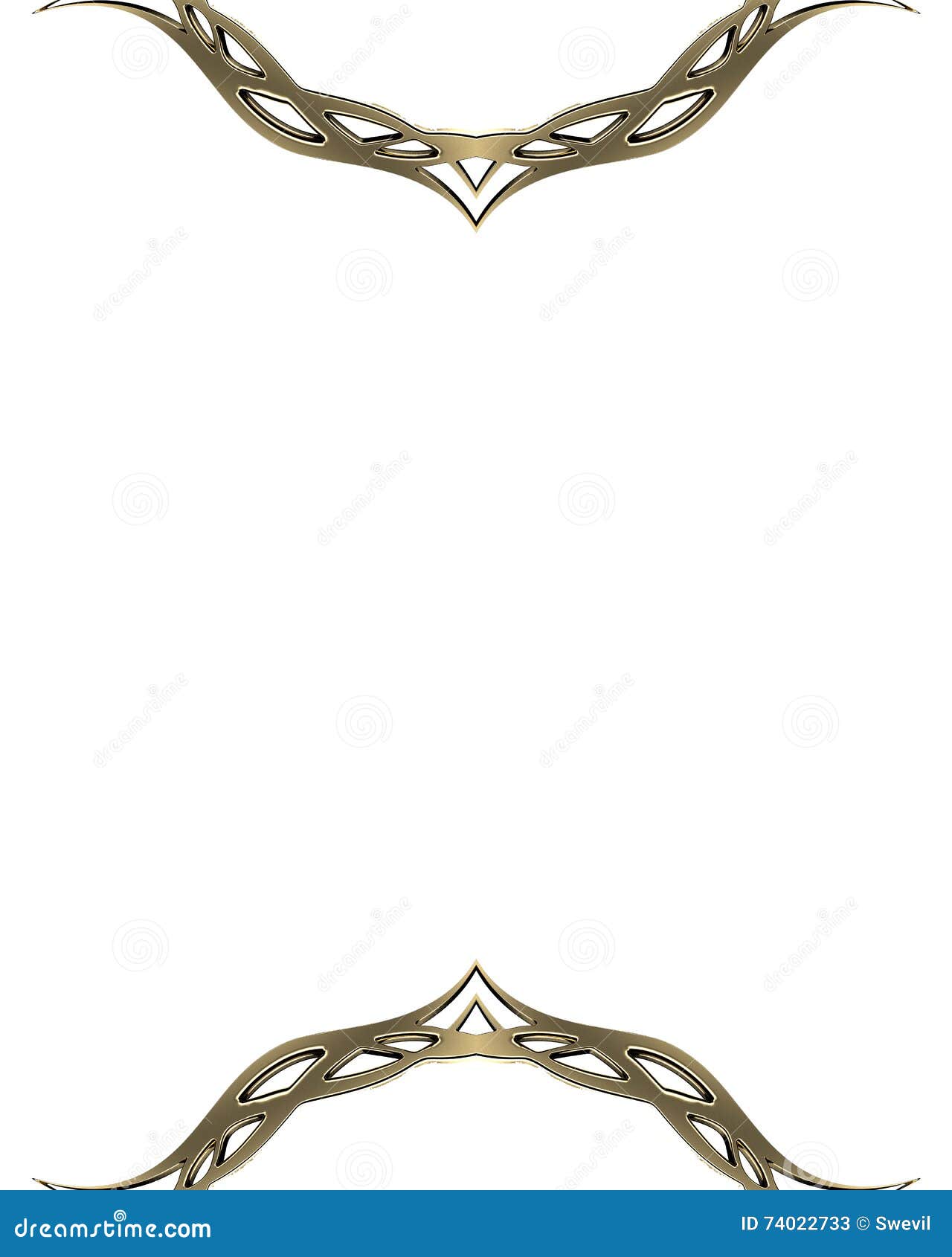 Decorative Frame. Template for Design Stock Illustration - Illustration ...