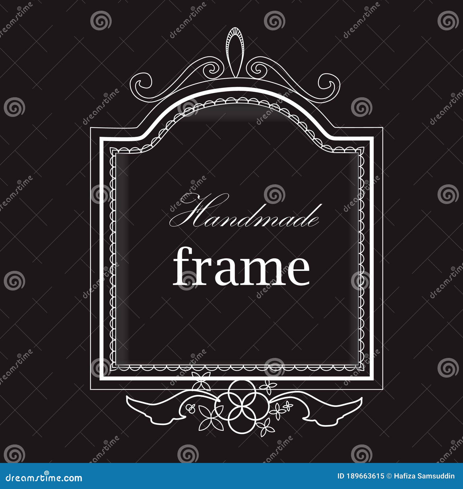 Decorative Frame. Vector Illustration Decorative Design Stock Vector ...