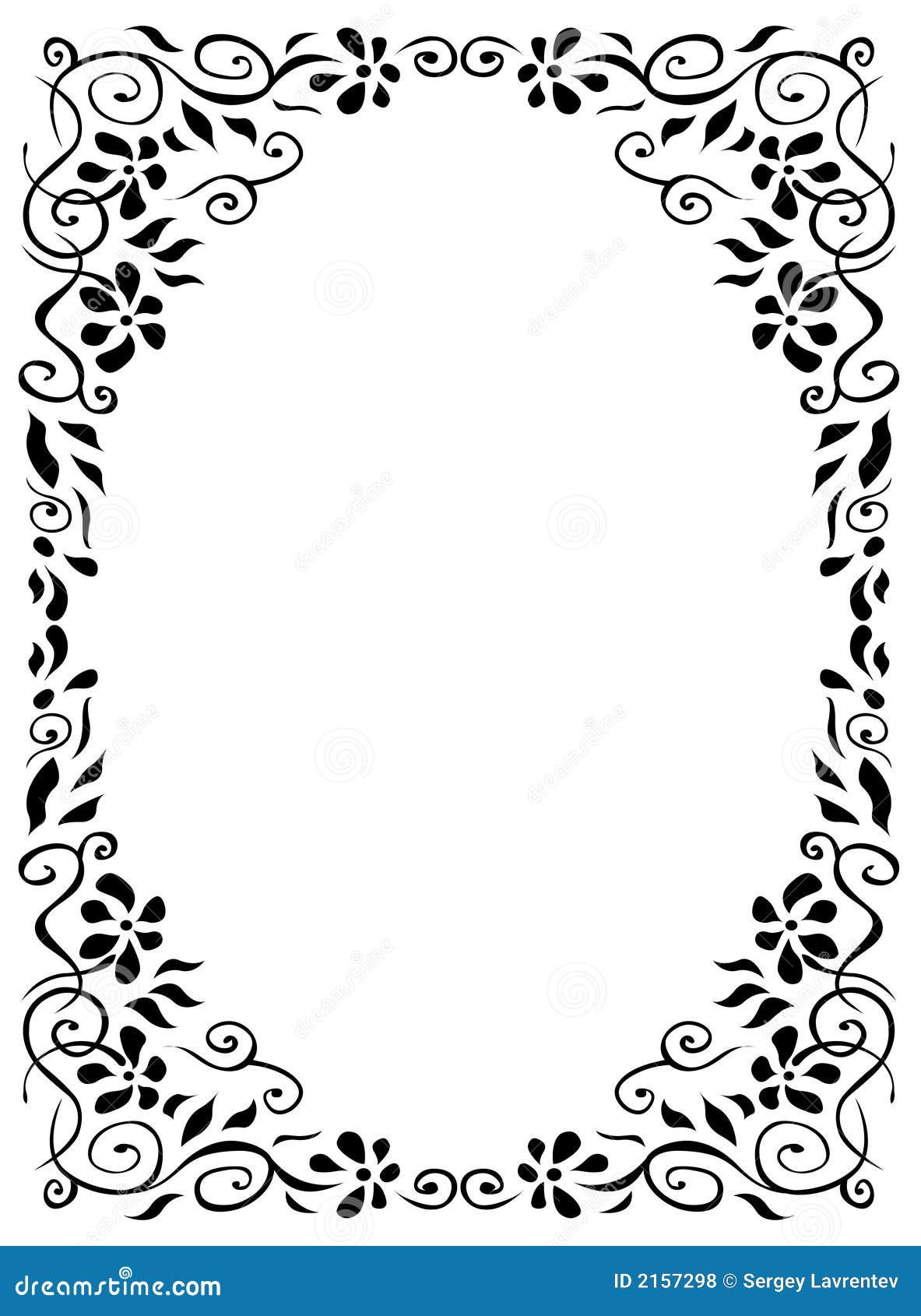 Decorative framework stock vector. Illustration of graphic - 2157298