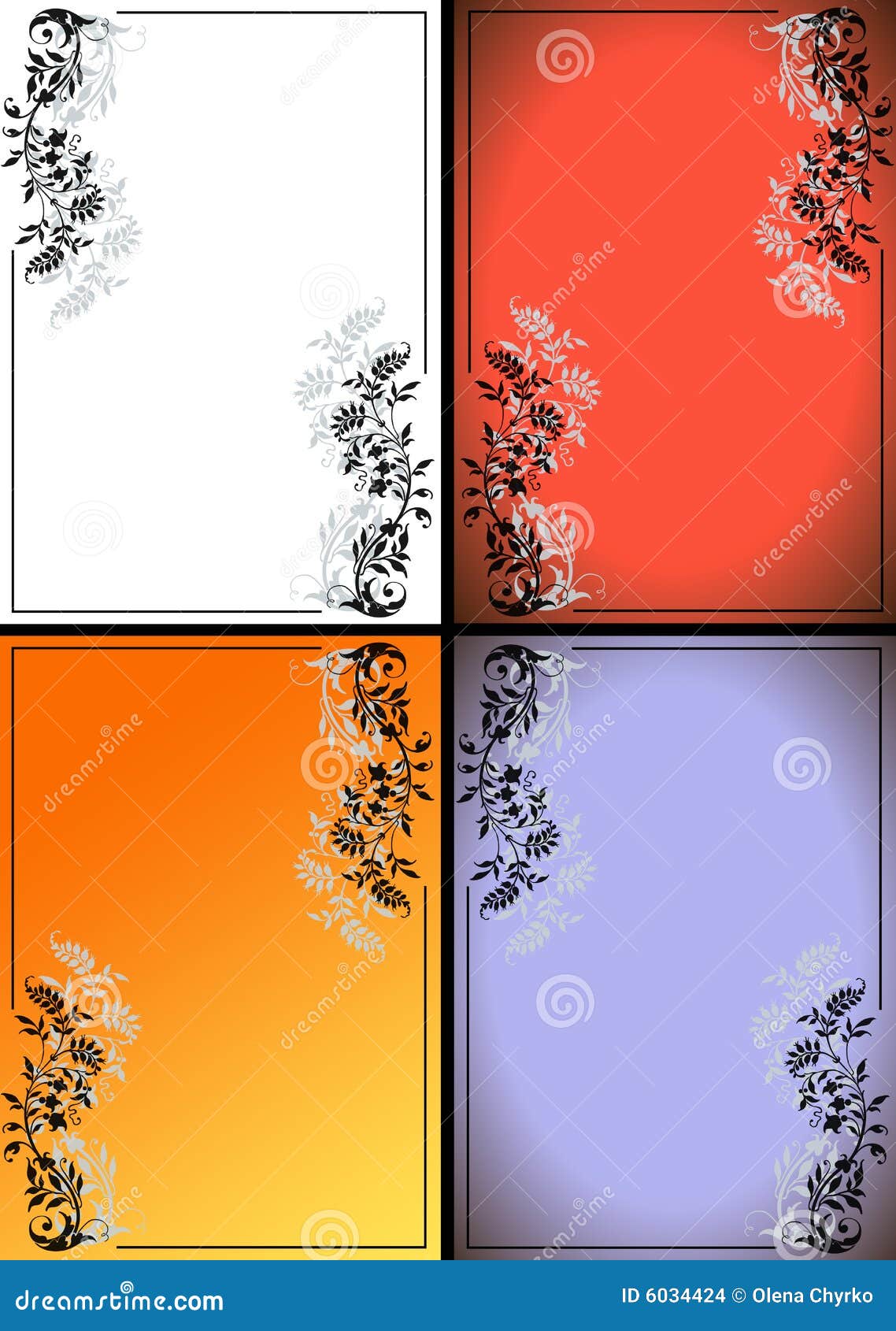 Decorative framework. stock illustration. Illustration of frame - 6034424