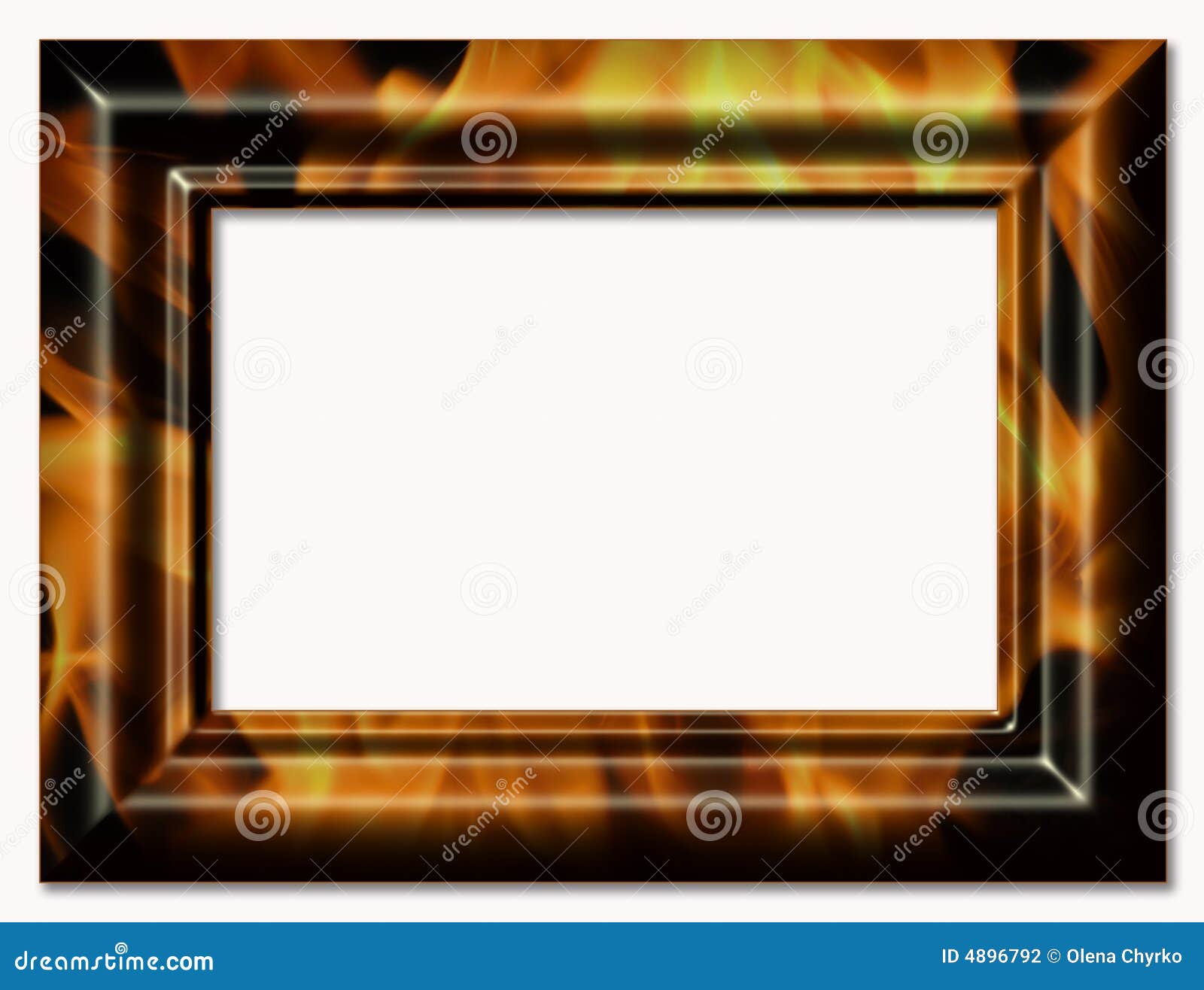 Decorative Framework for a Photo Stock Illustration - Illustration of ...