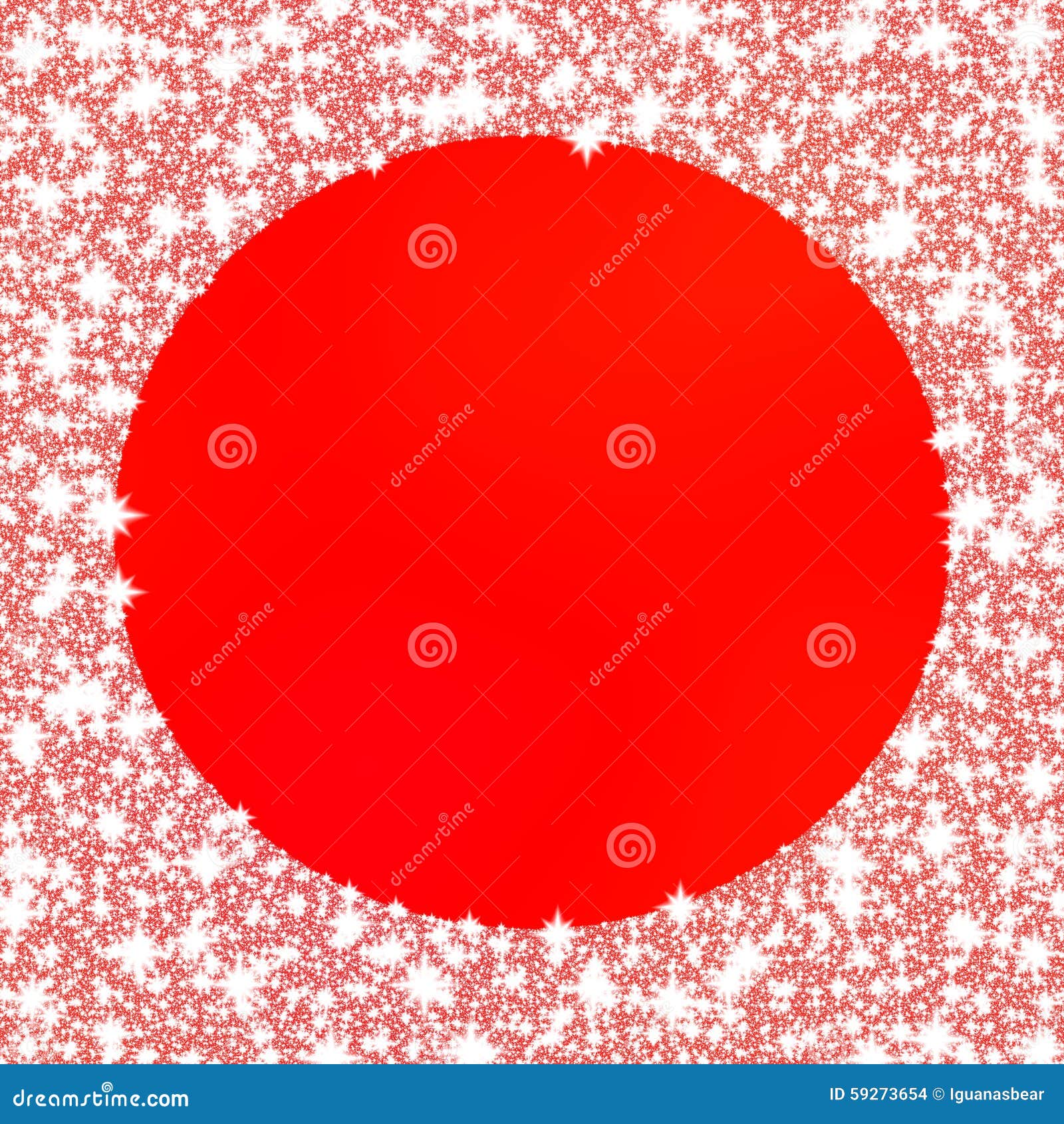 Decorative Frozen Frame On Red Monochromatic Background Stock ...