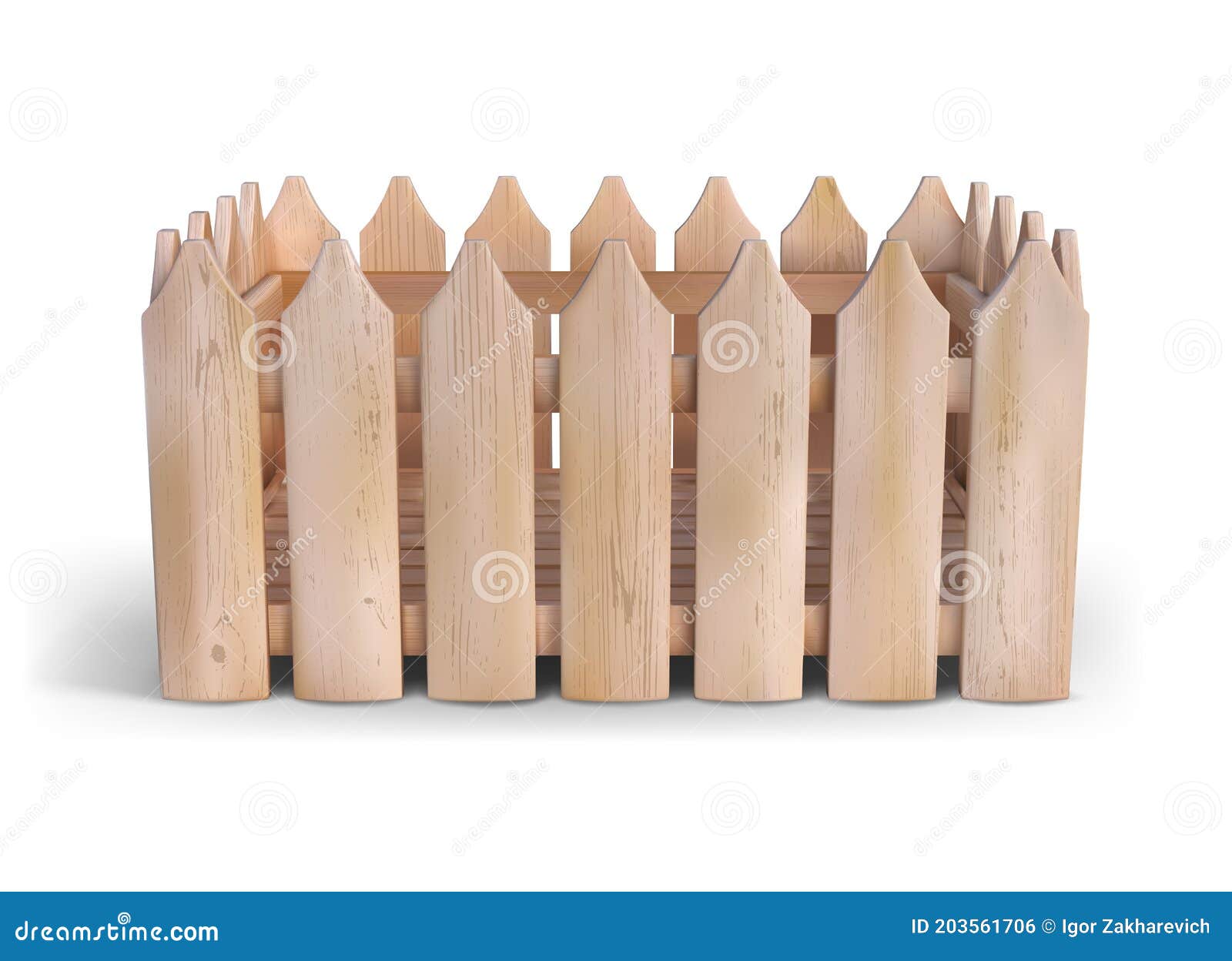 Decorative garden boxes. stock illustration. Illustration of decorative ...