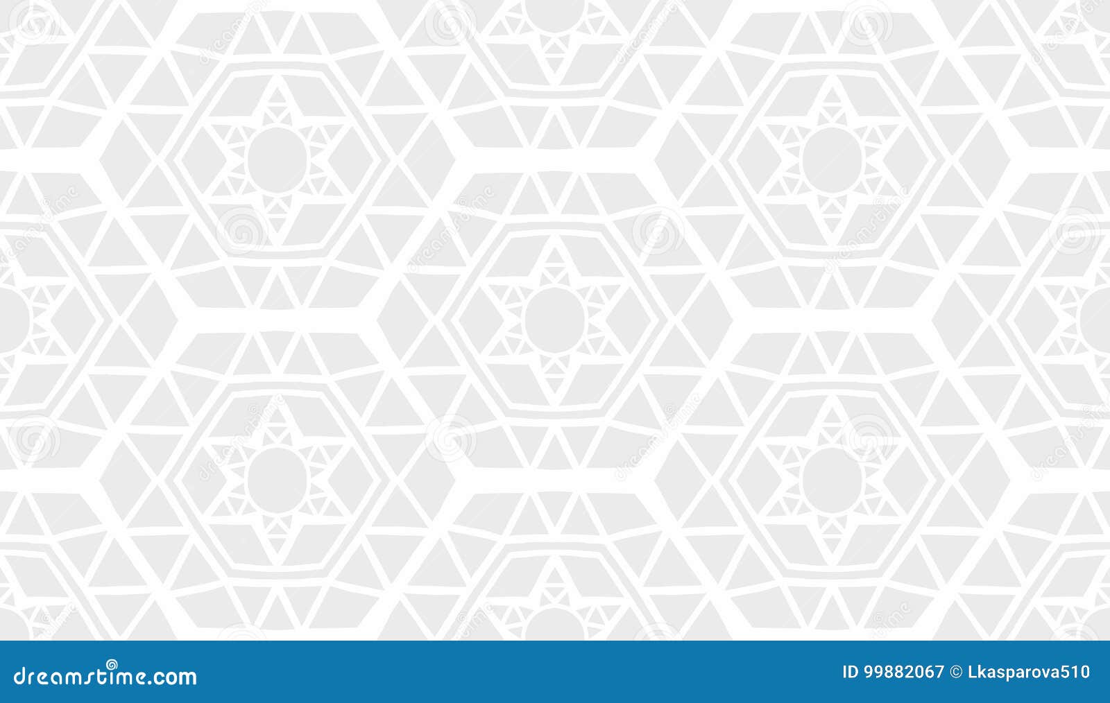 Decorative Geometric Modern Light Grey Pattern Stock Illustration ...