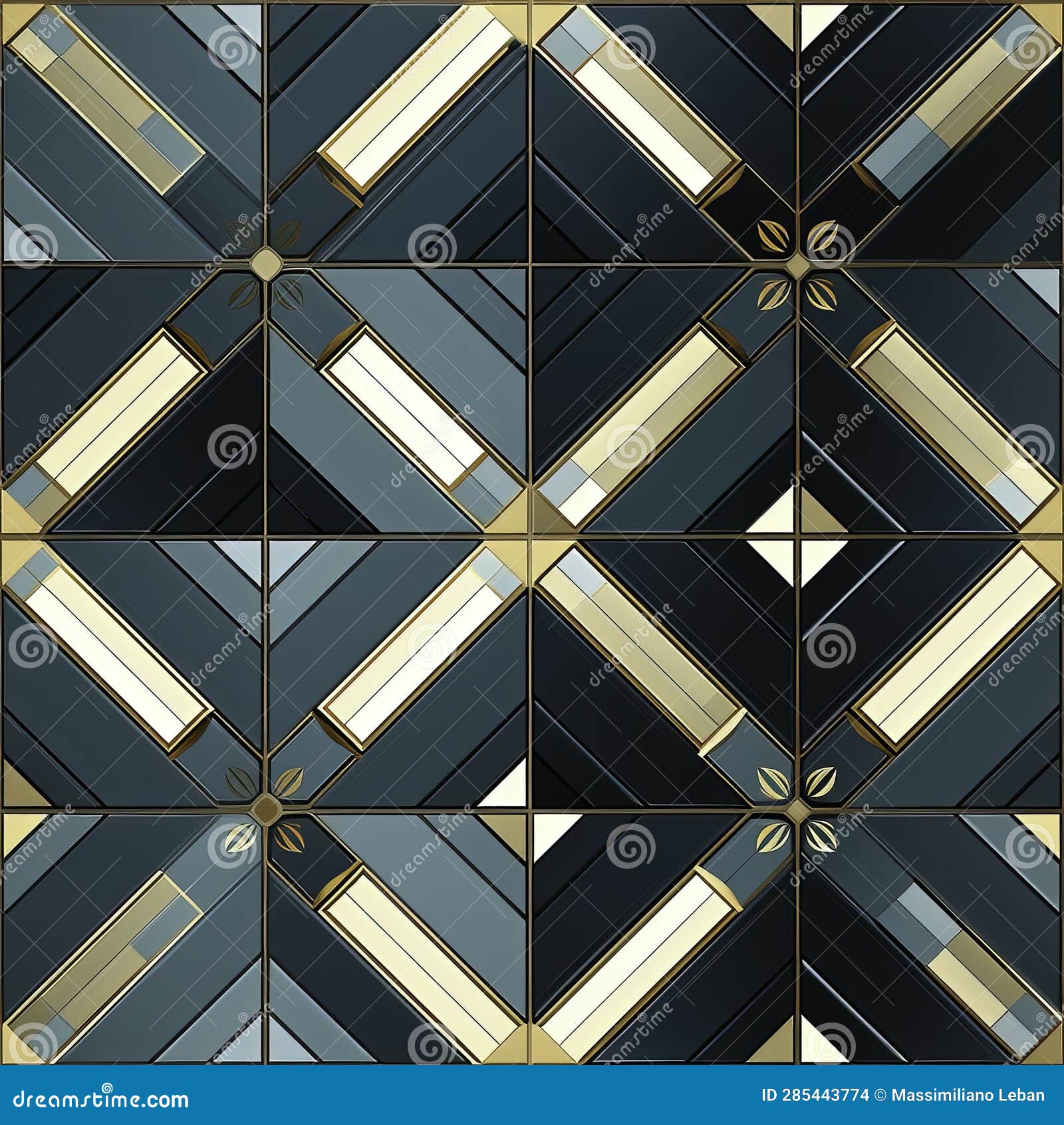 Decorative Geometric Pattern. Tile Stock Illustration - Illustration of ...